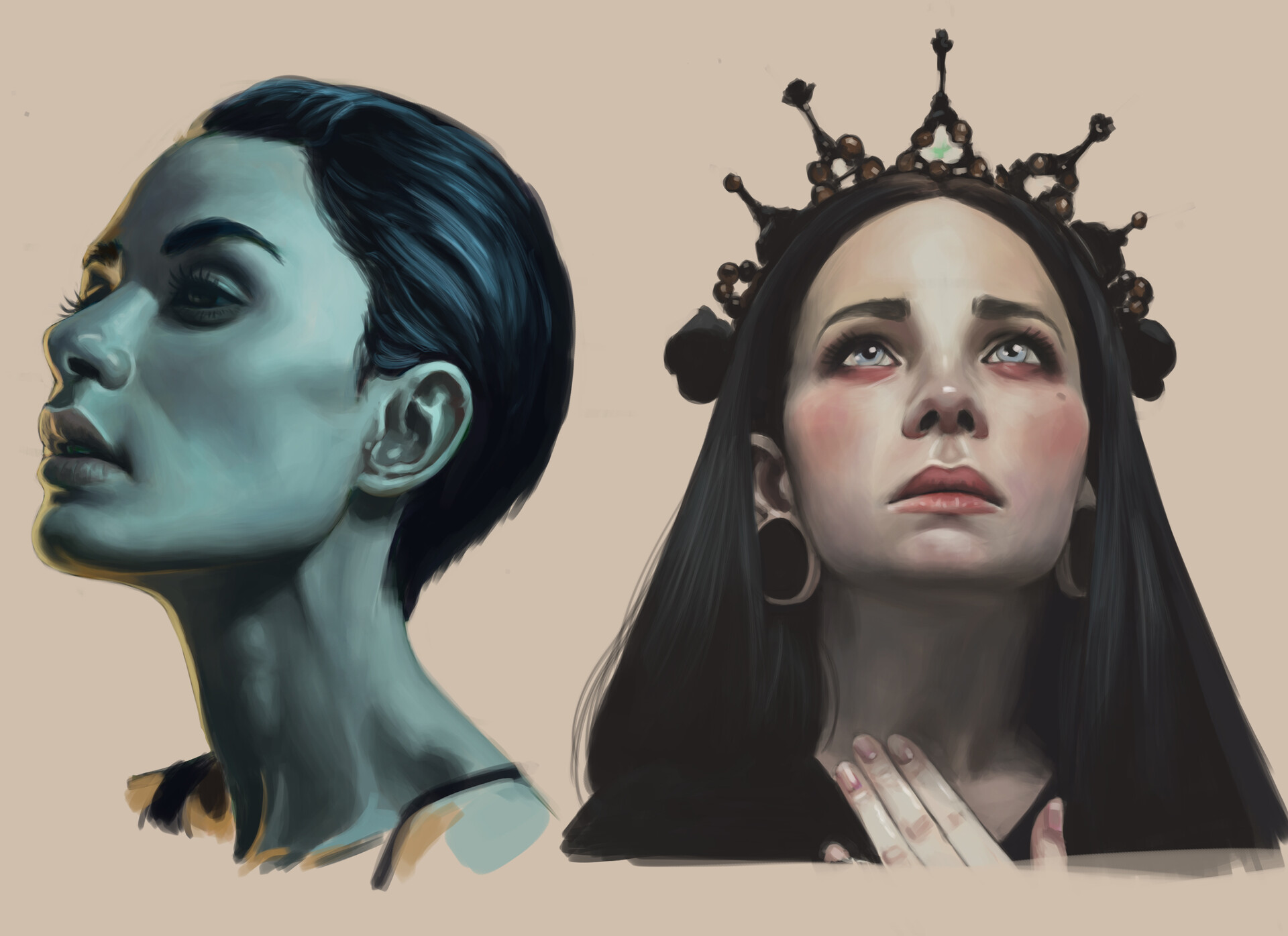 ArtStation - Faces studies
