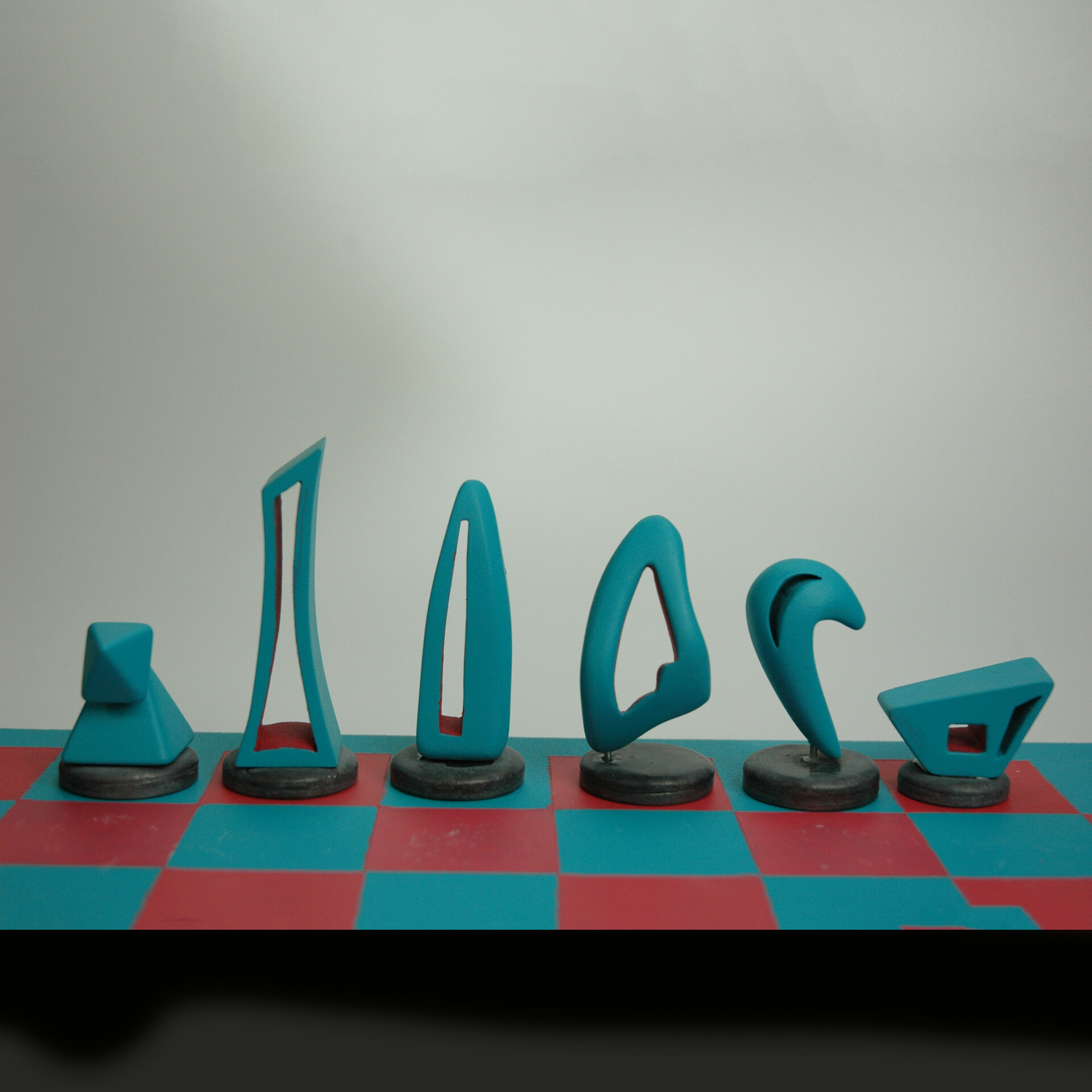 ArtStation - 1950's Retro Chess Set