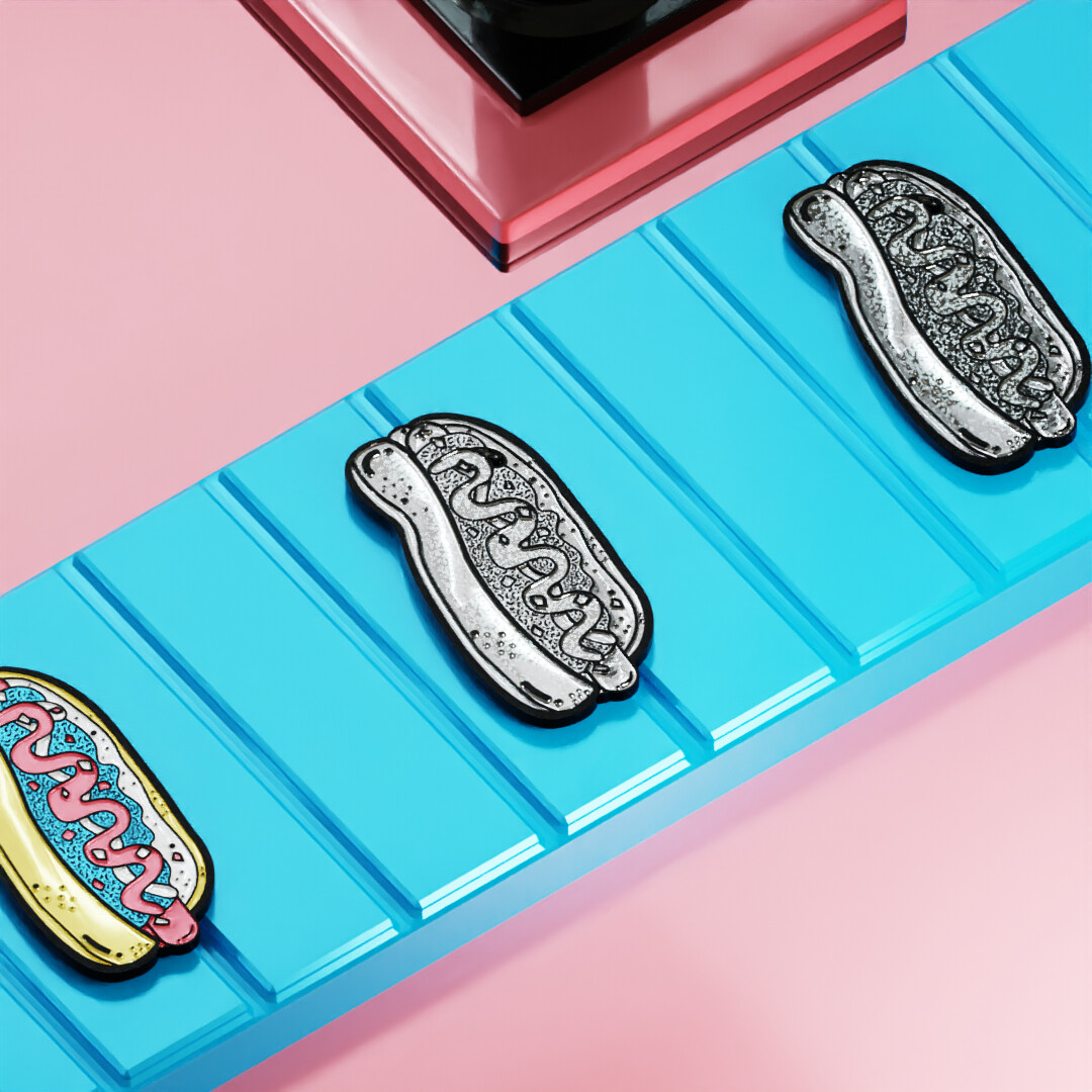 ArtStation - Enamel pin animation