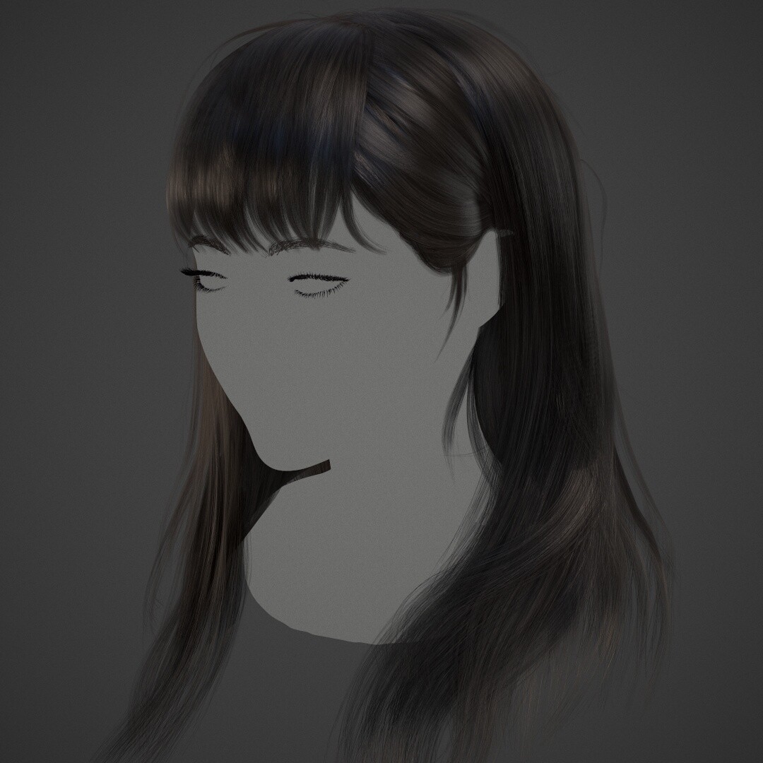 ArtStation - Real-time hair