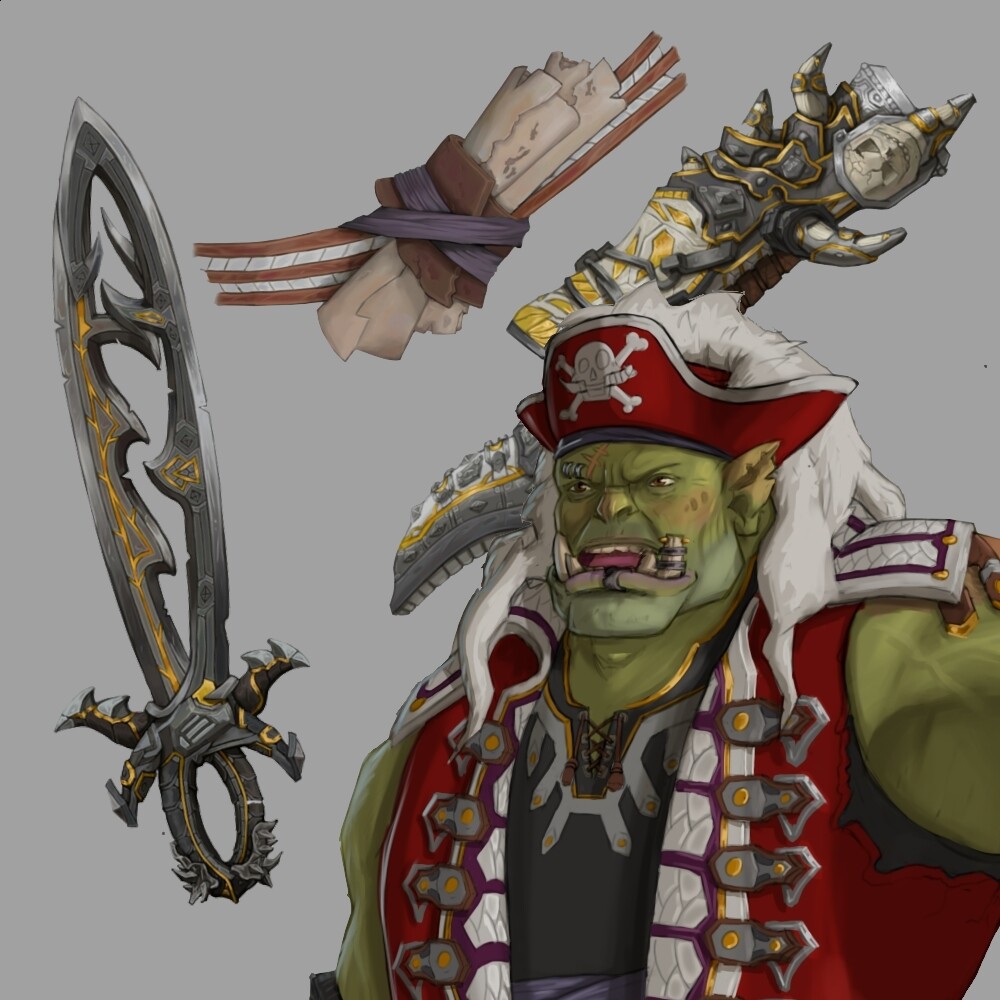ArtStation - Orc Pirate Project 2/3