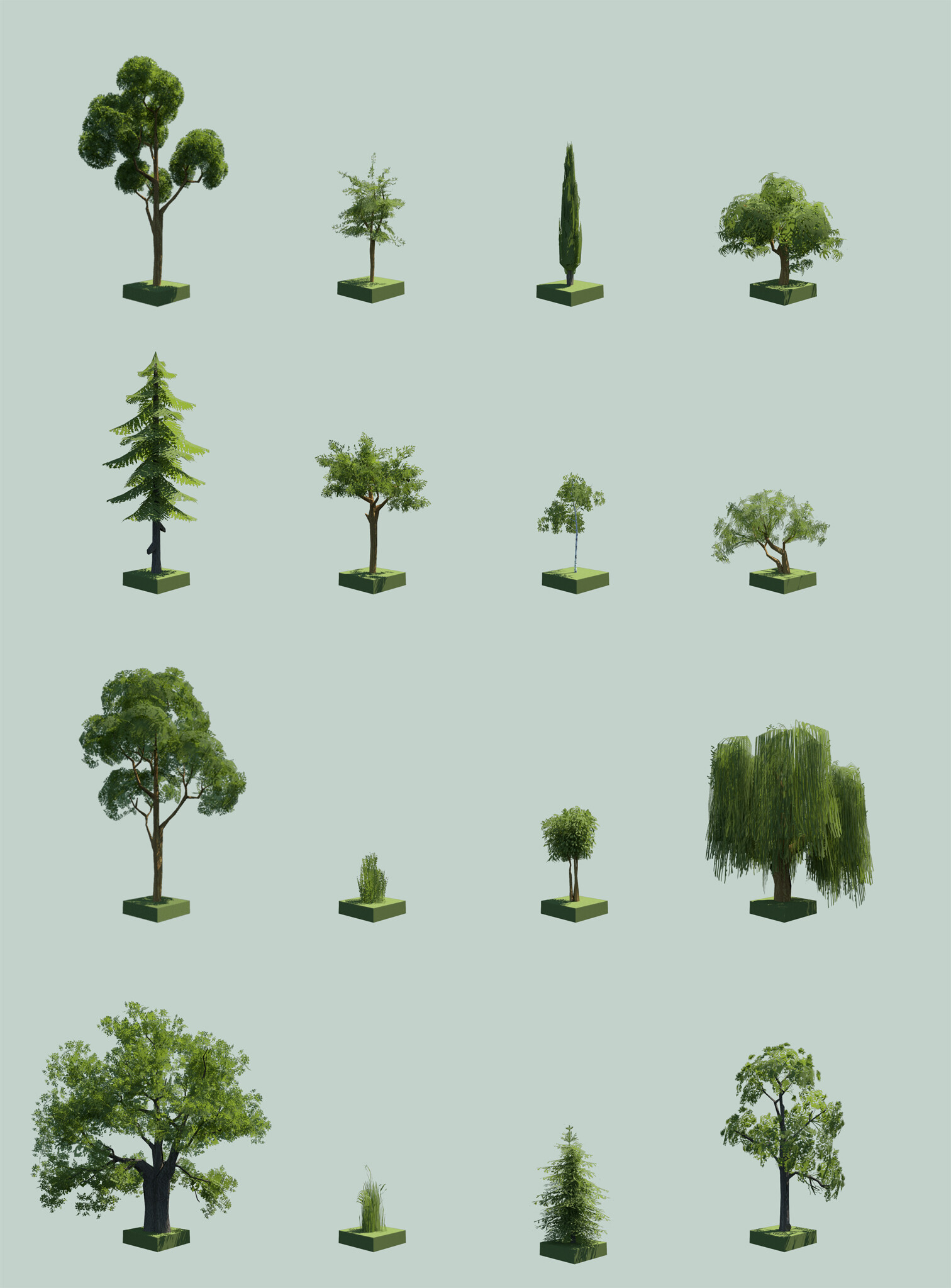 ArtStation - Realtime Tree Shapes