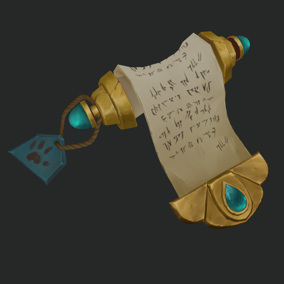 ArtStation - Stylized Scroll