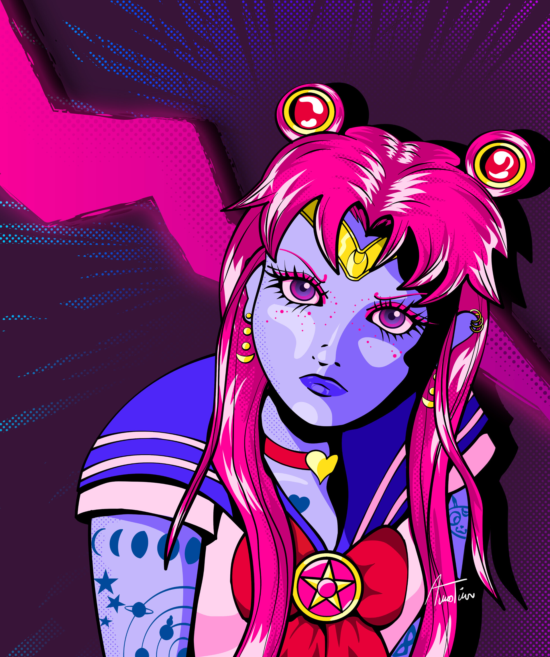 ArtStation - Laser Sailor Moon - Sailor Moon