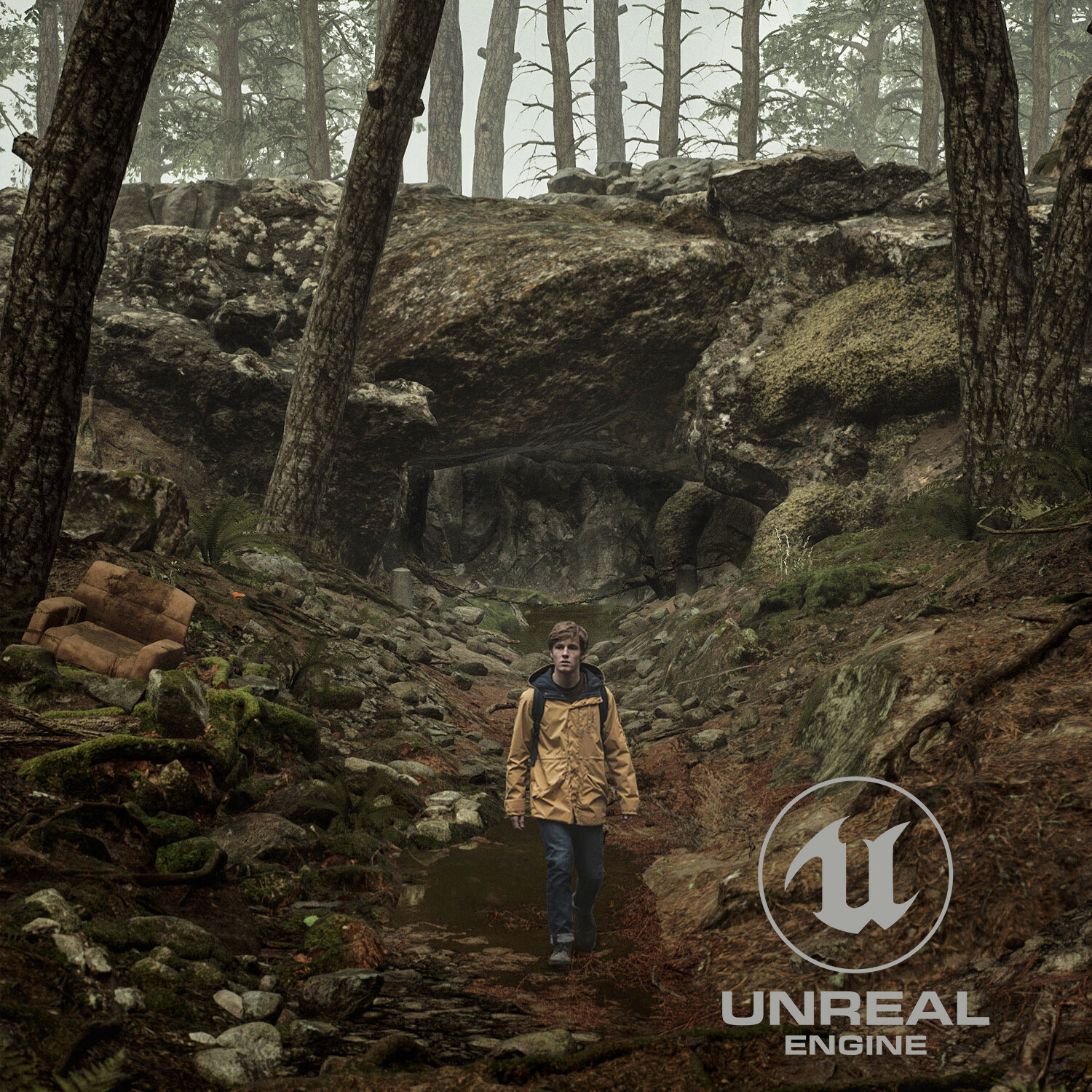 ArtStation - My environment inspired by Winden caves Dark series ...