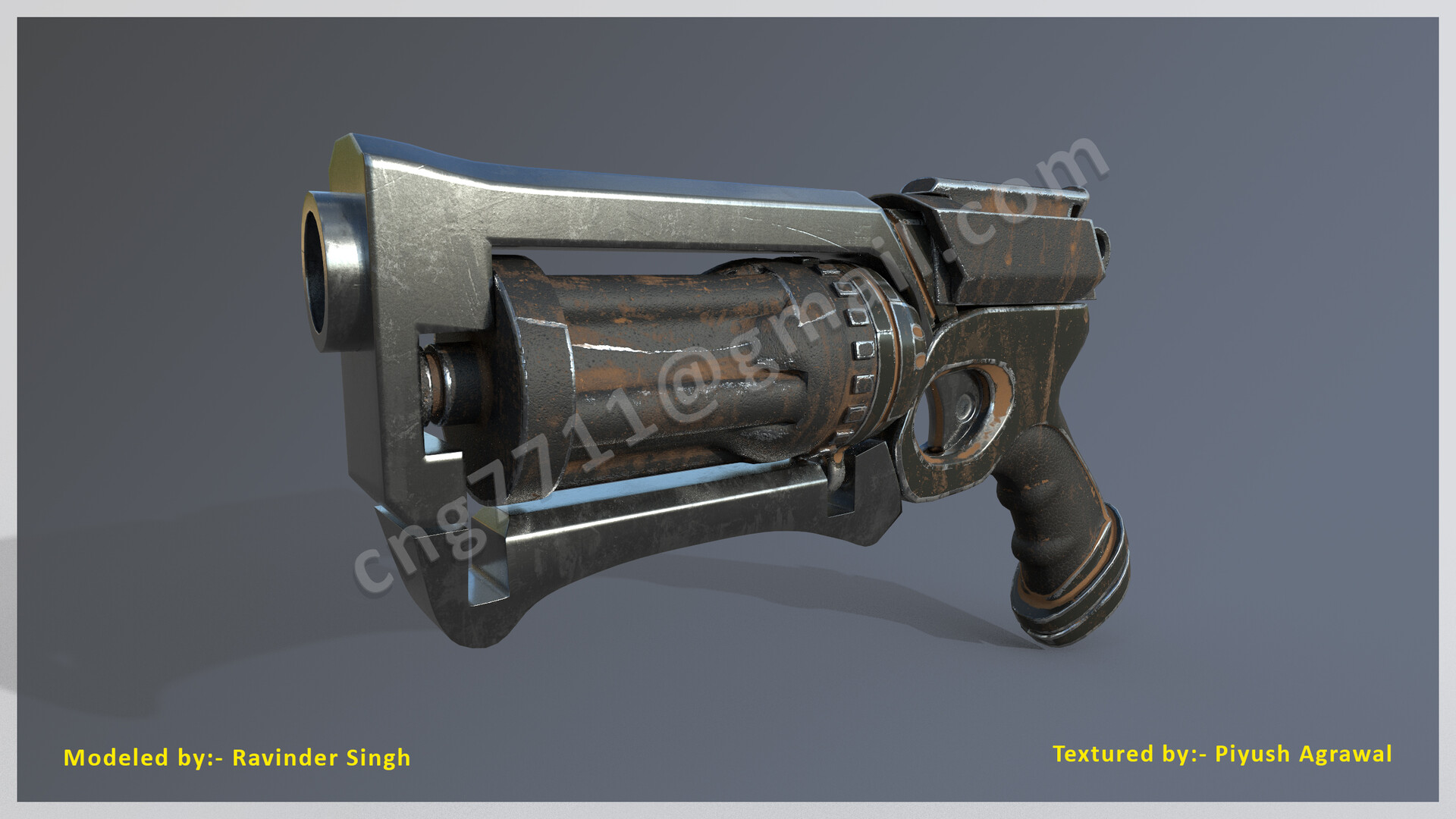 ArtStation - 3D Revolver