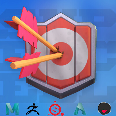 ArtStation - Clash Royale Shield (2020)
