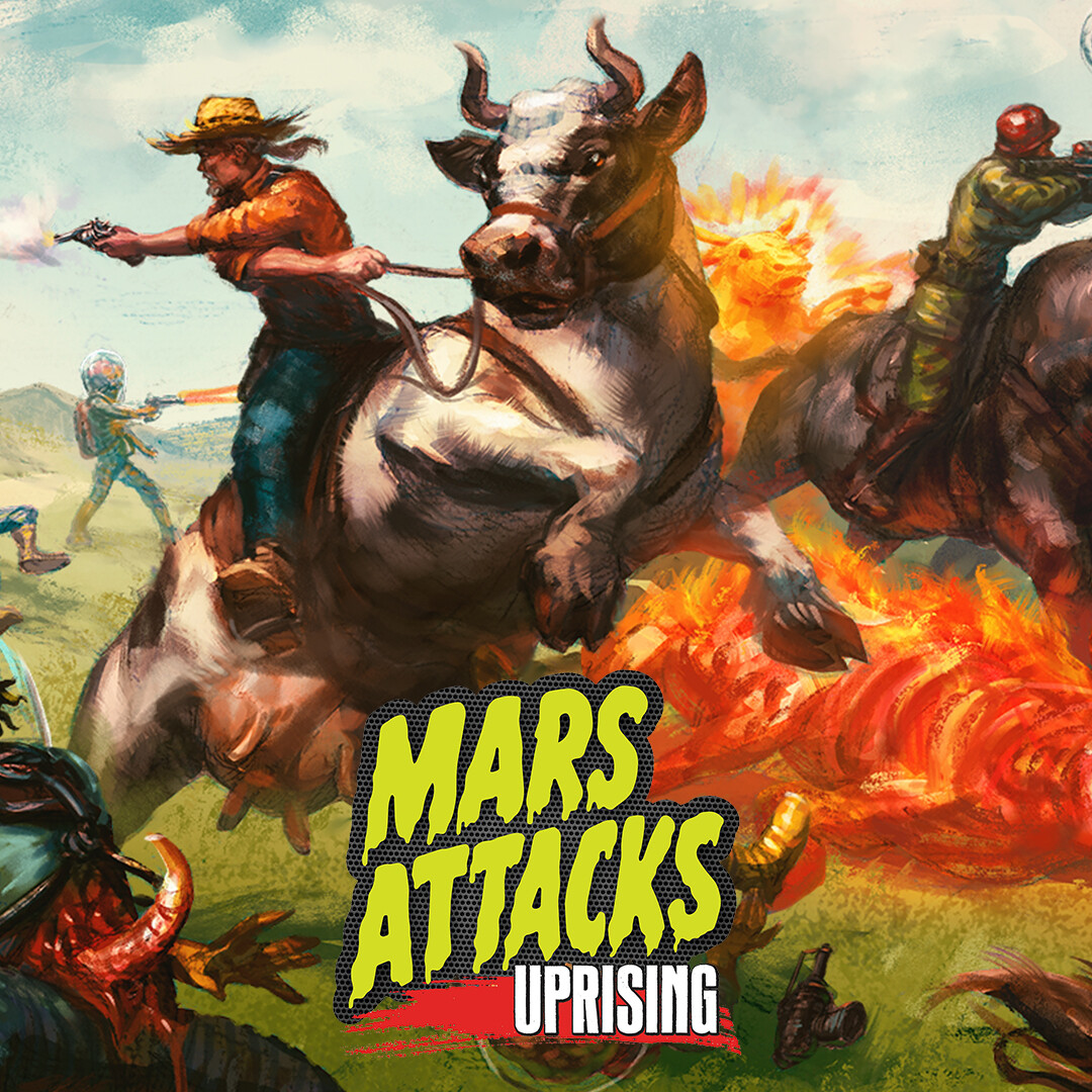 ArtStation - "Charge of the War Cows" - Mars Attacks! Uprising