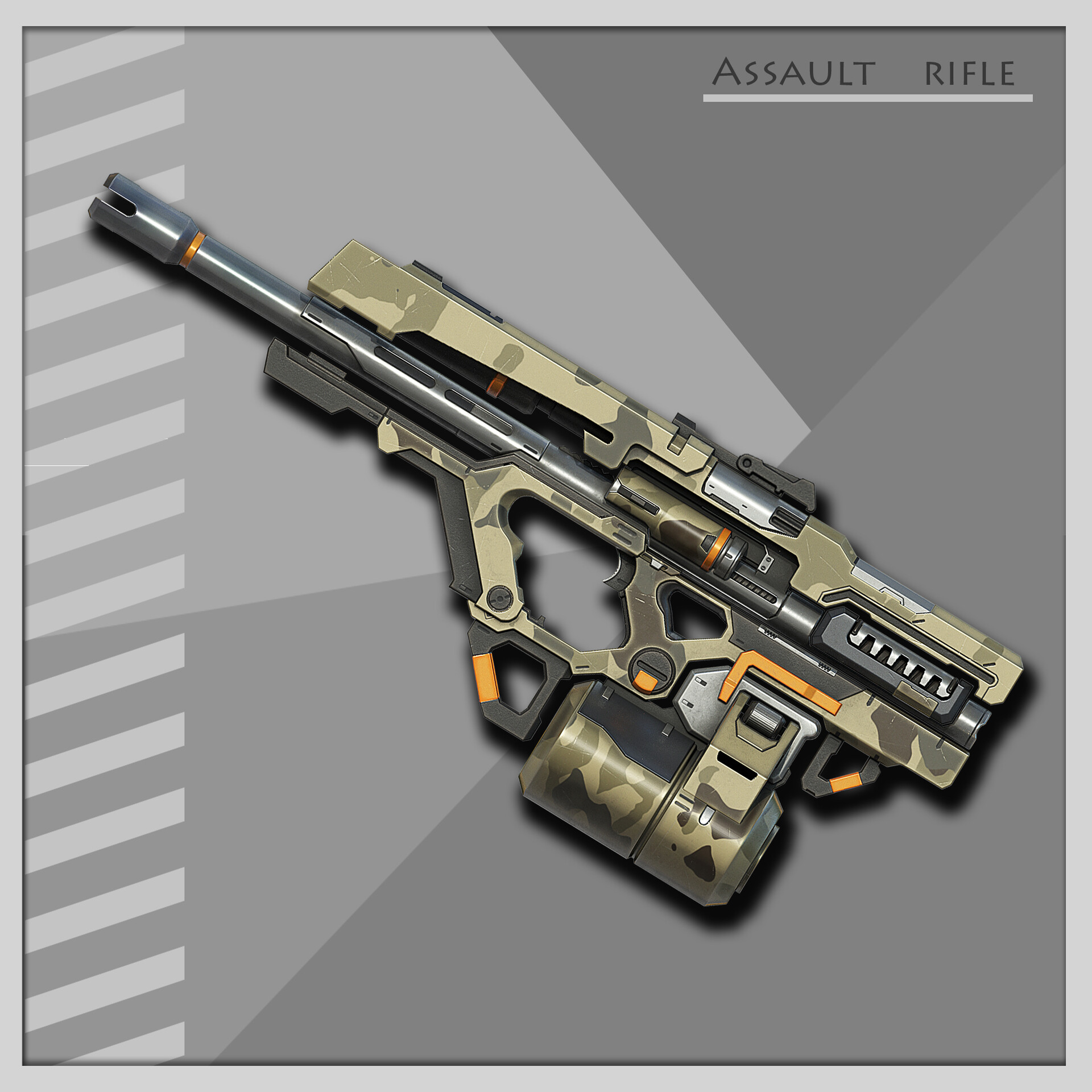 ArtStation - Assault rifle