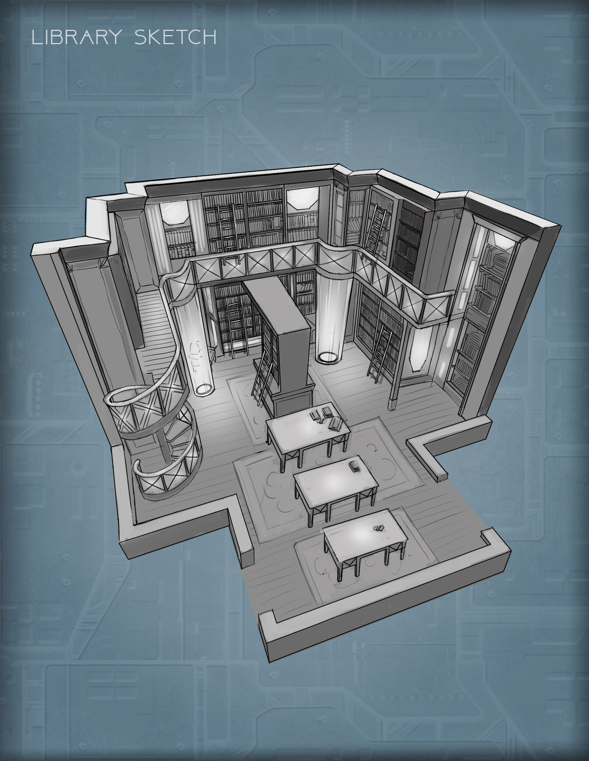 ArtStation - Map Art for a DnD game ©RamjiV.