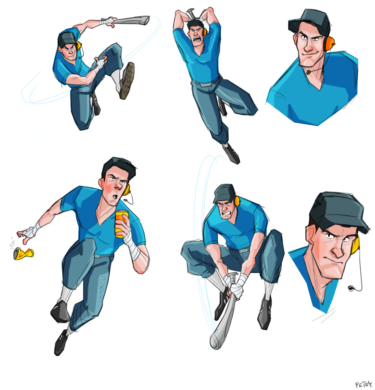 ArtStation - TF2's Scout