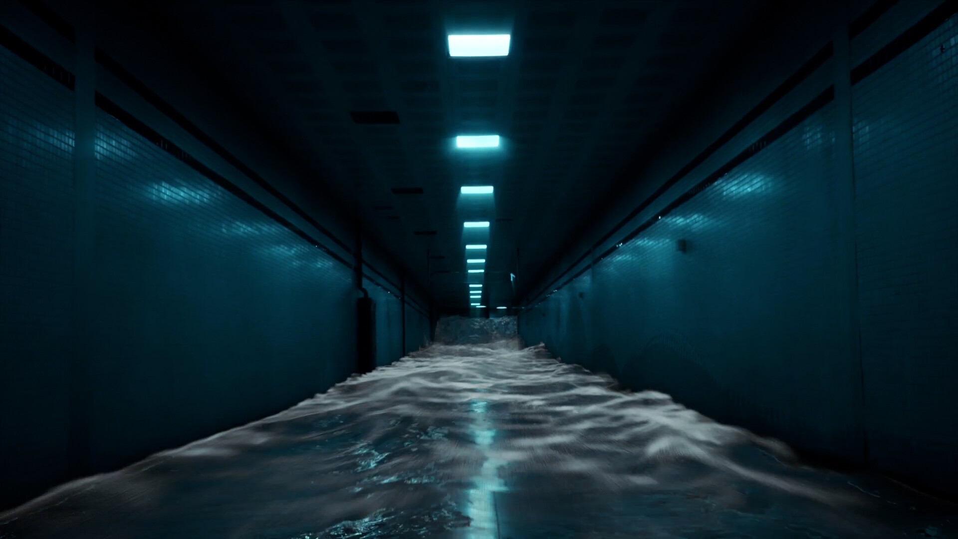 ArtStation - PhoenixFD Hallway Flood