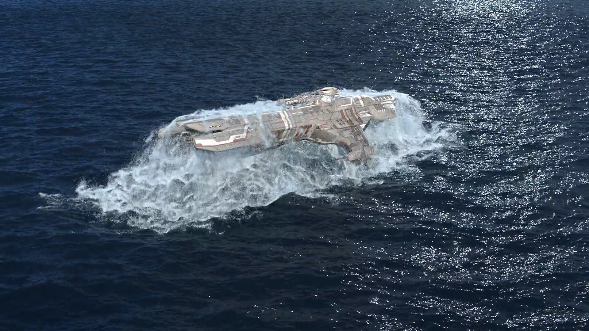 ArtStation - Paladin Spaceship Houdini Sea Rise