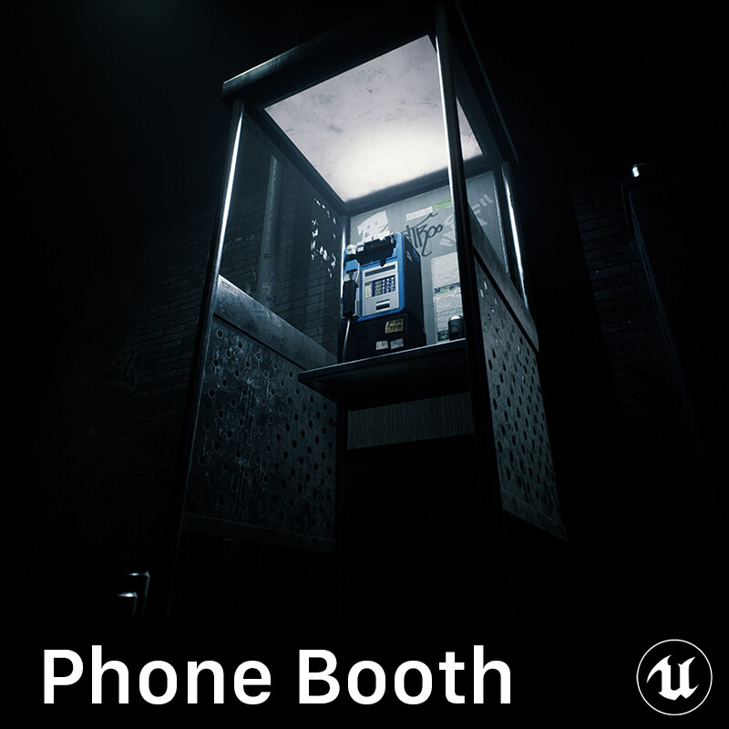 ArtStation - Phone Booth [UE4]