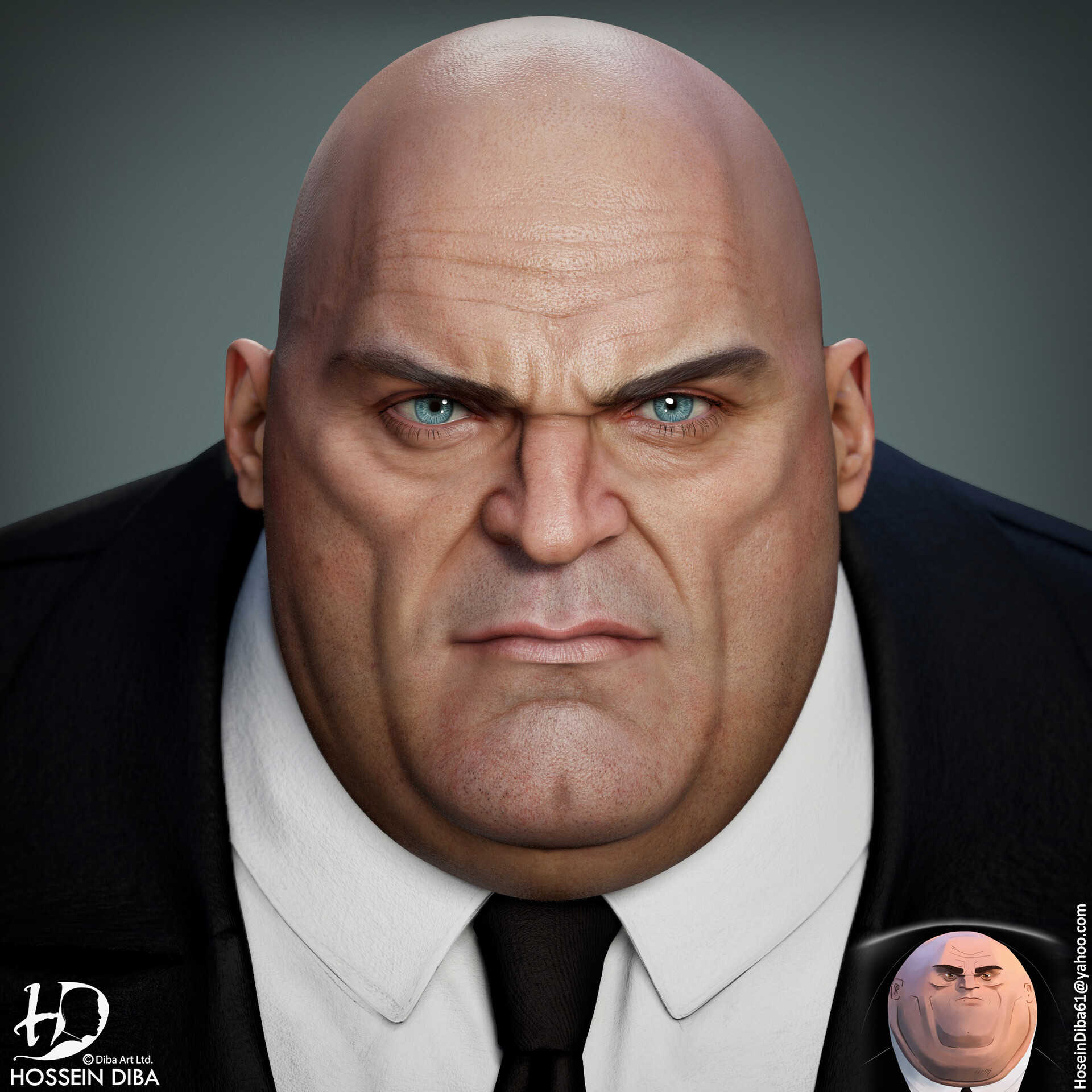 ArtStation - 3D Model of Kingpin (Real Time)