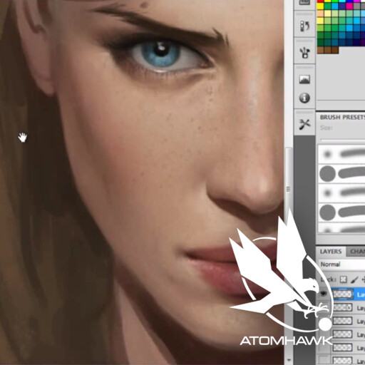 ArtStation - TUTORIAL: Painting Skin