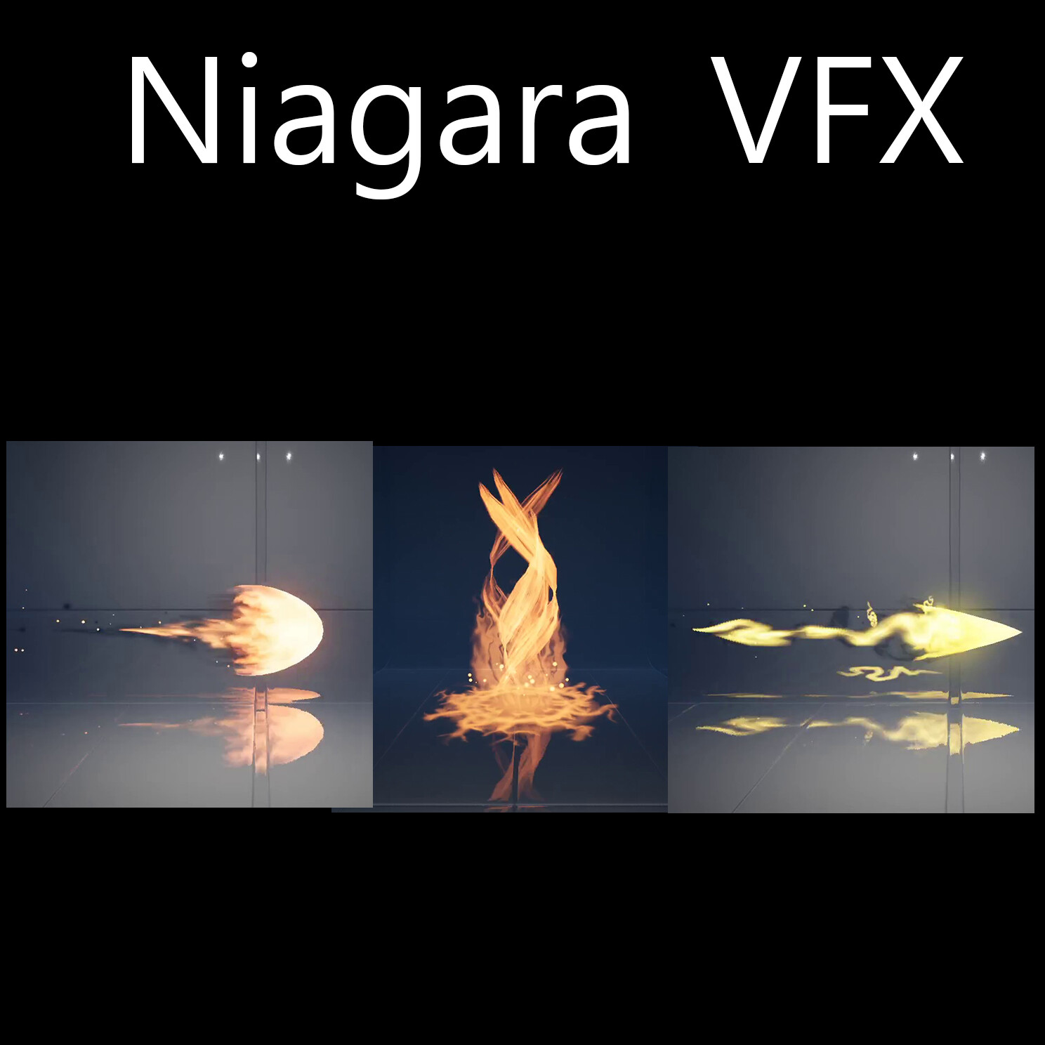 ArtStation - Niagara Projectiles and AOE attack practice