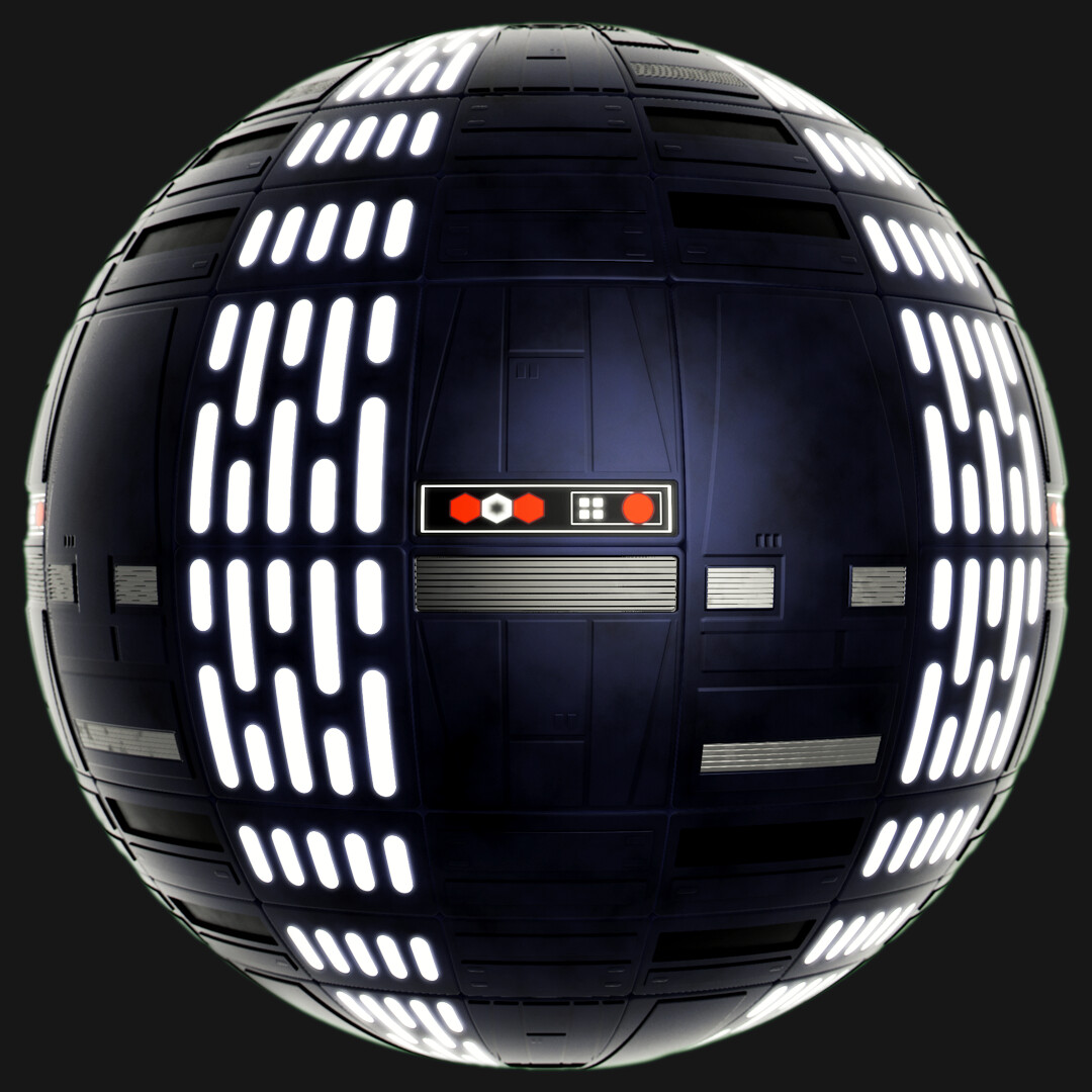 ArtStation - Death Star Corridor - Substance Designer