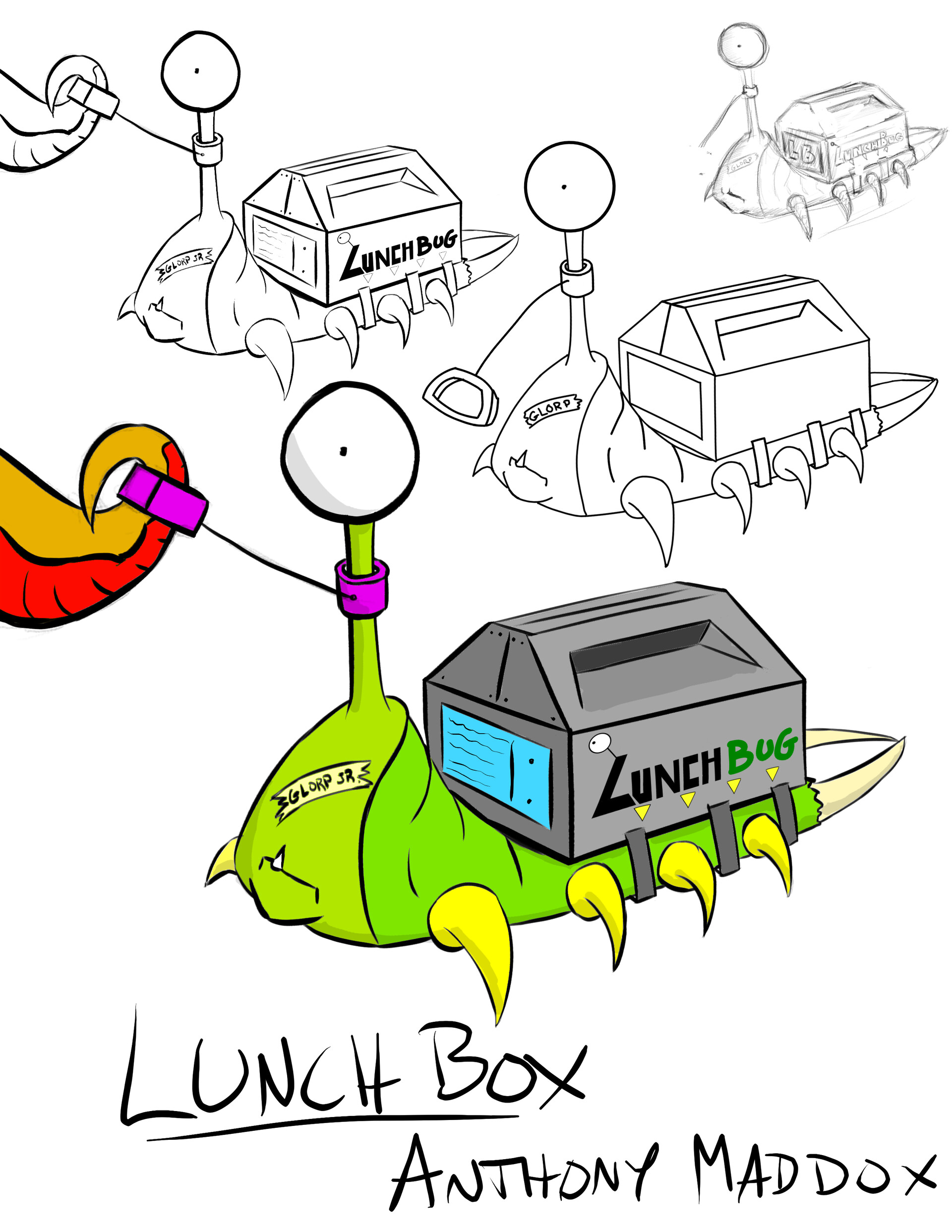 ArtStation - Alien School Lunch