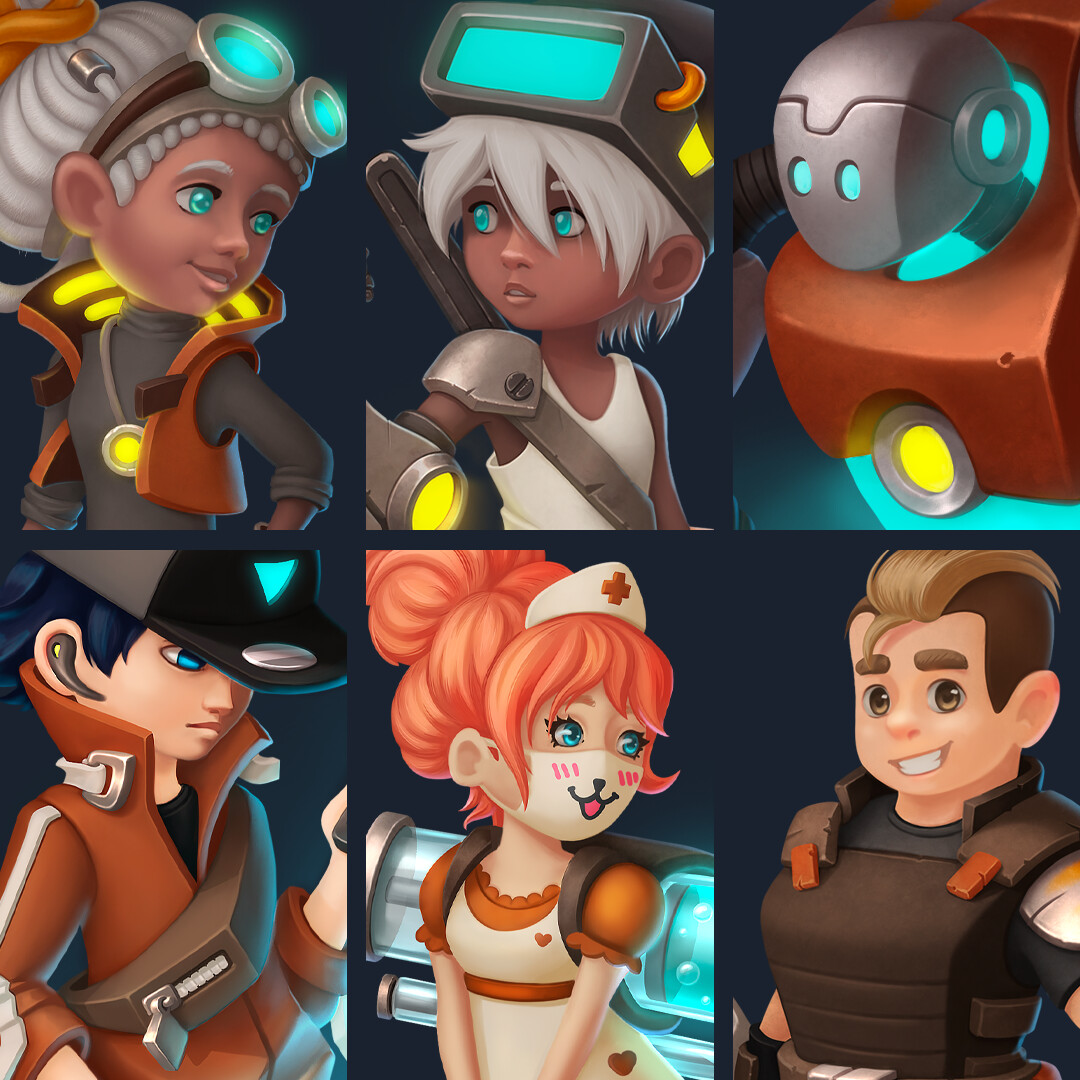 ArtStation - Orange team