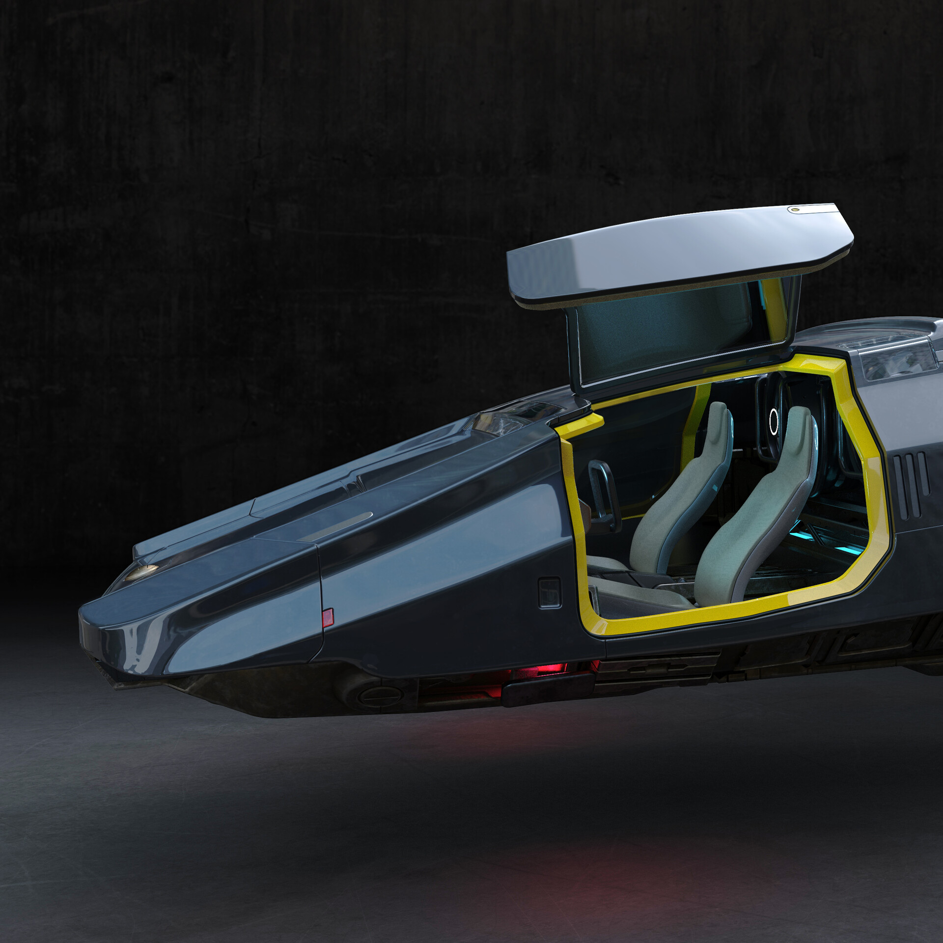 ArtStation - Anti-Gravity Vehicle