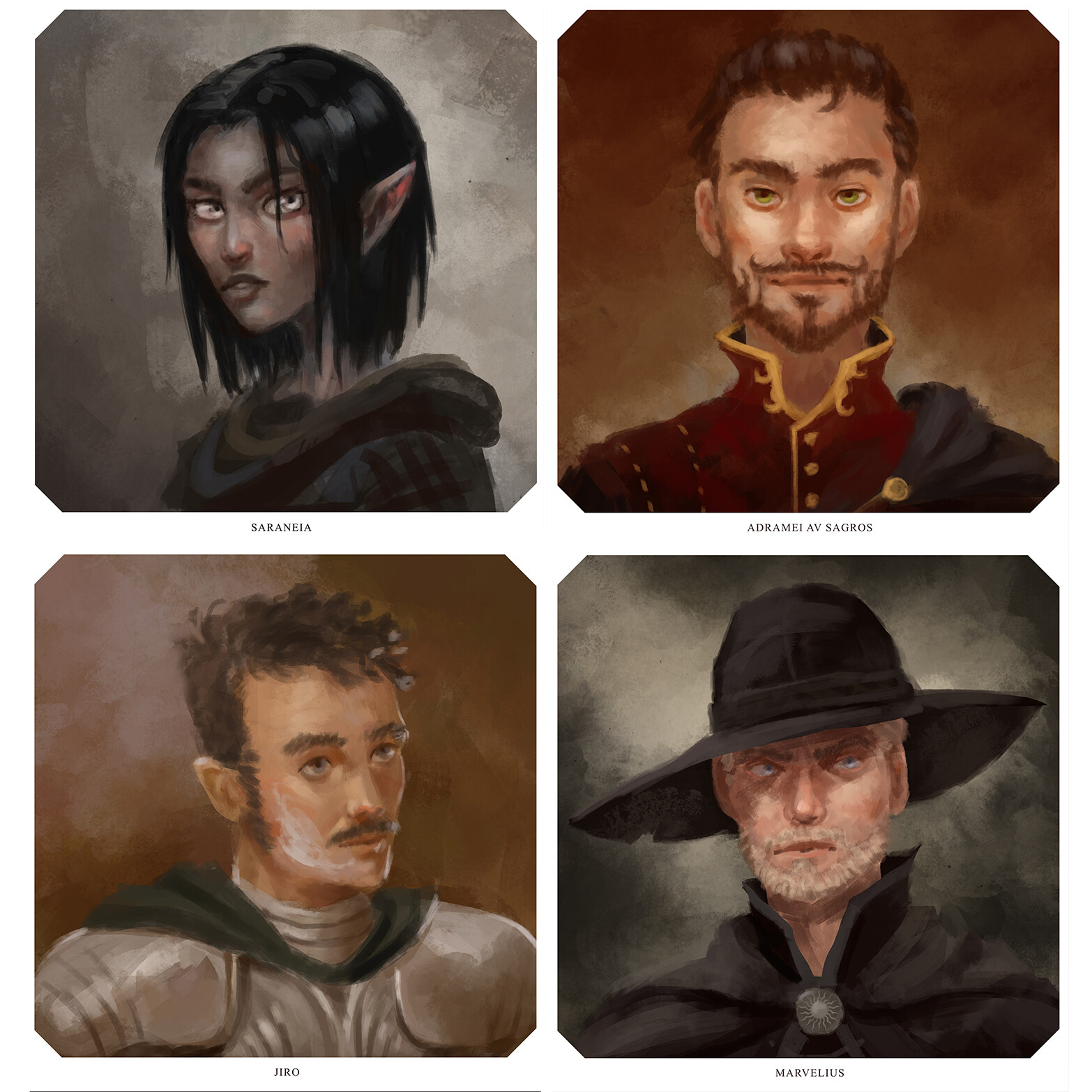 ArtStation - Symbaroum RPG characters