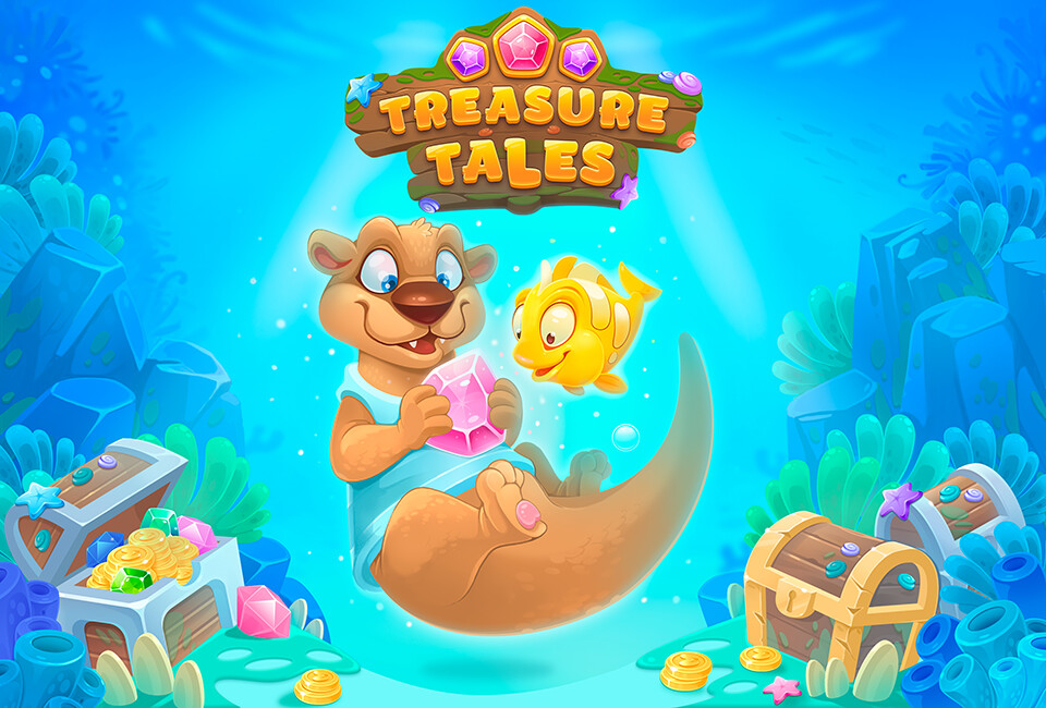 ArtStation - treasure tales match 3 game