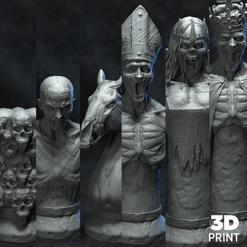 ArtStation - Zombie Chess
