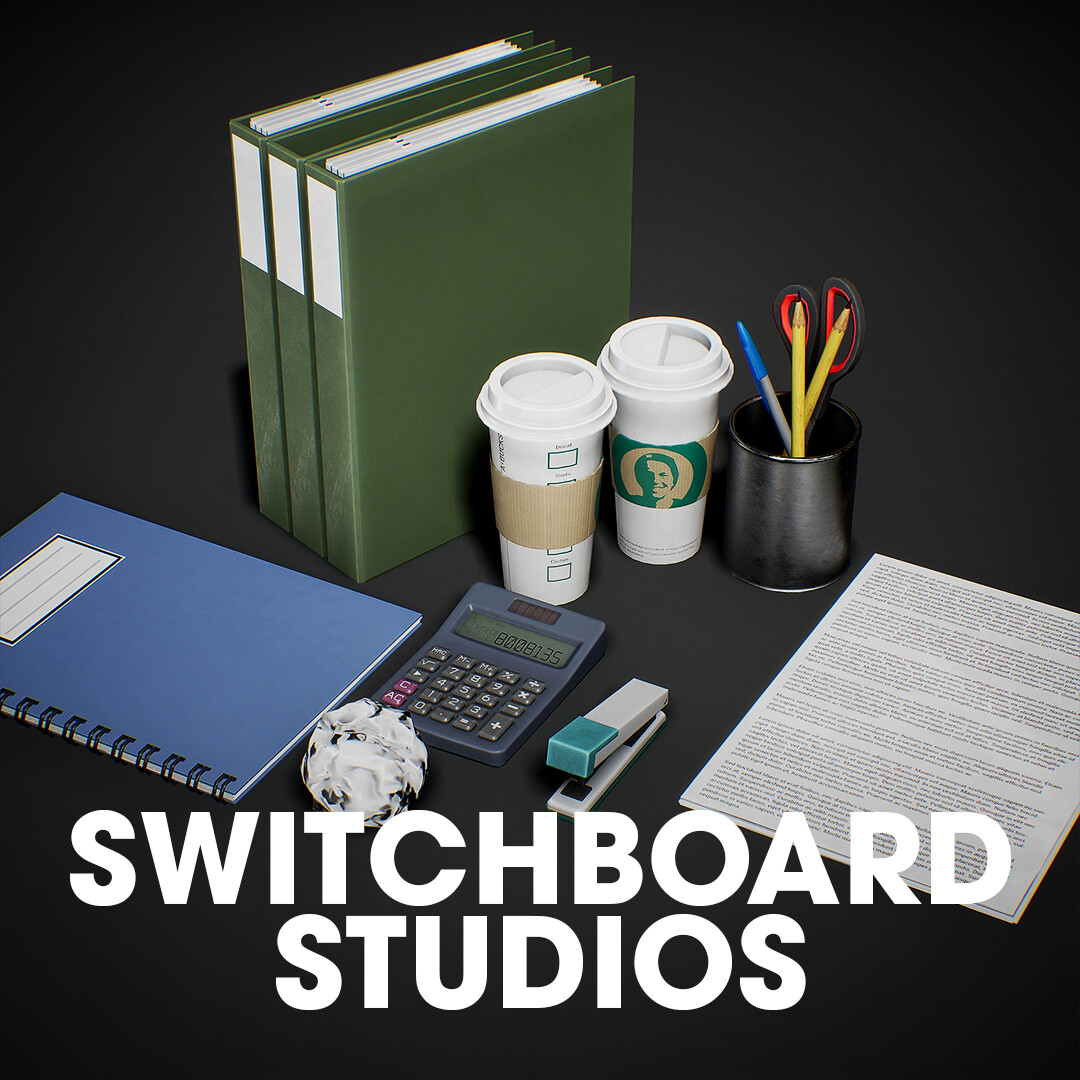 ArtStation - Office Clutter