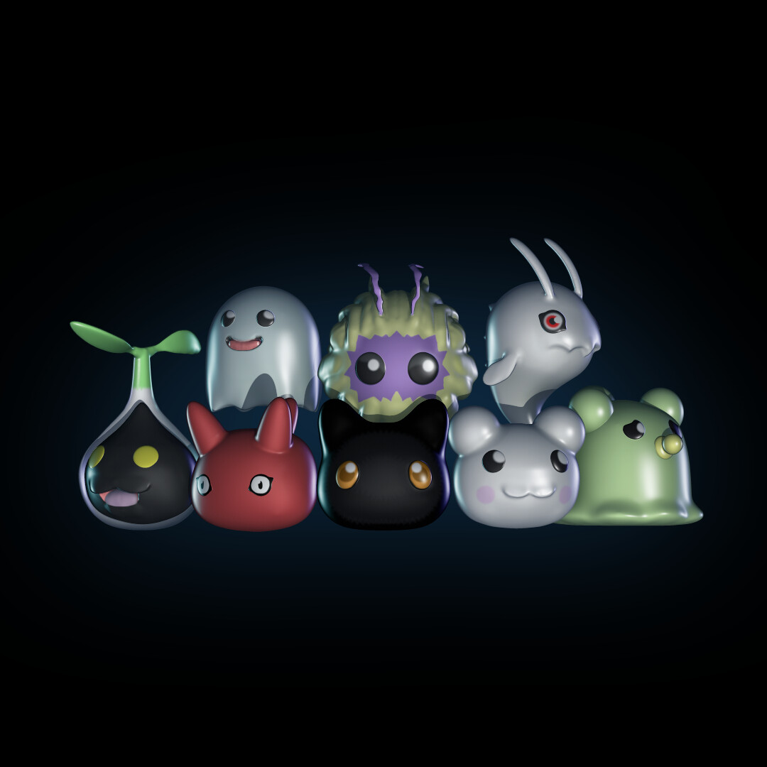 ArtStation - Digimon Babys