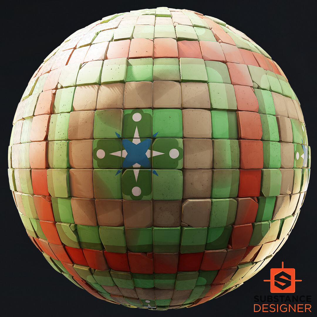 ArtStation - Stylized tiles