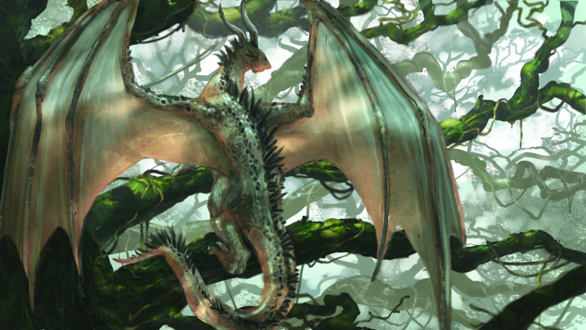 ArtStation - Tree dragon