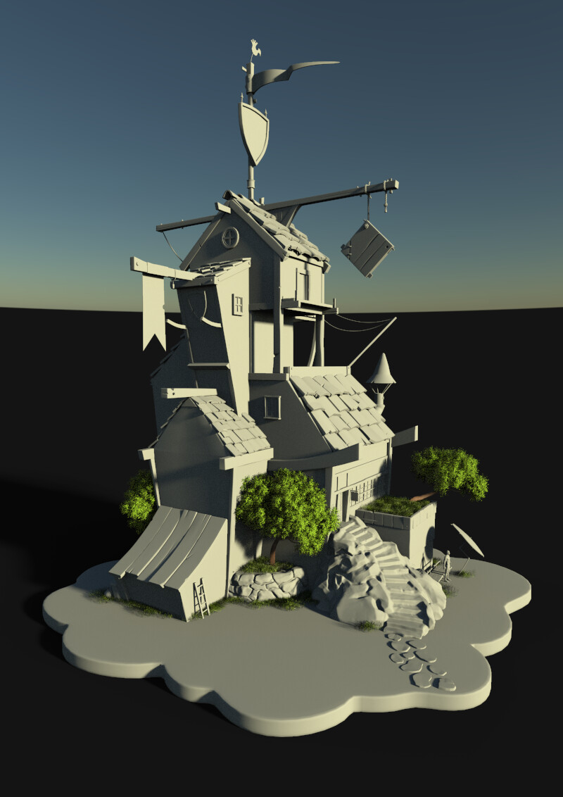 ArtStation - Concept by Mateus Mizak into CG Modeling.