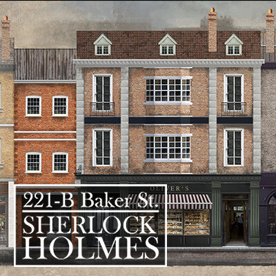 ArtStation - 221-B Baker Street - Set Exterior Concept