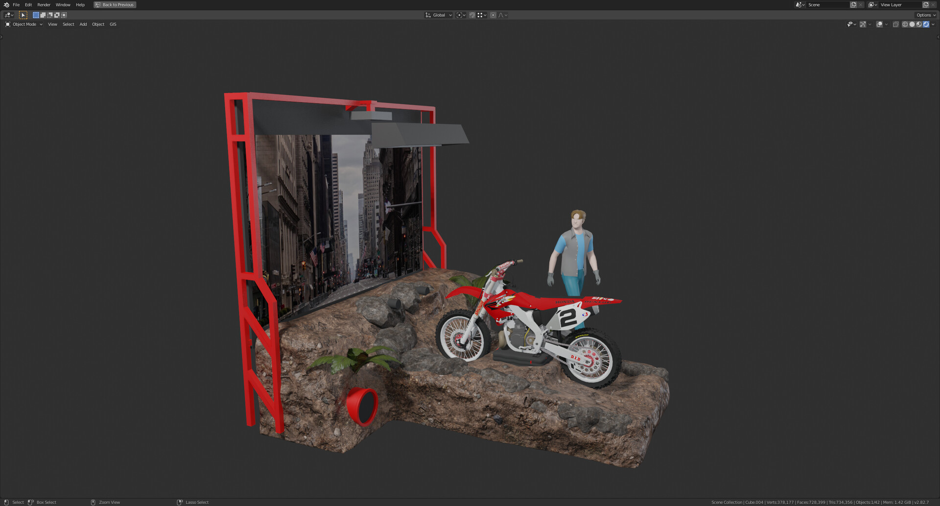ArtStation - motorcycle simulator concept
