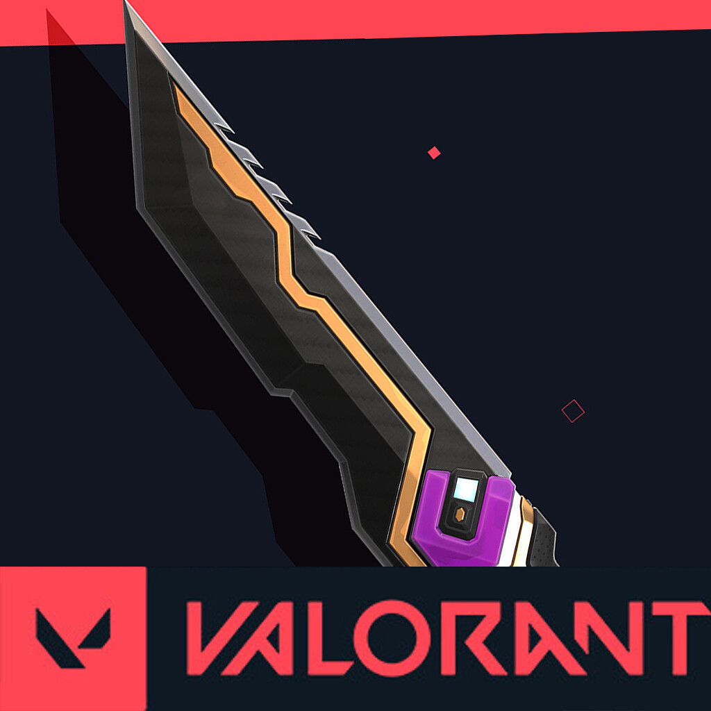 ArtStation - VALORANT: Glitchpop Dagger Weapon Skin