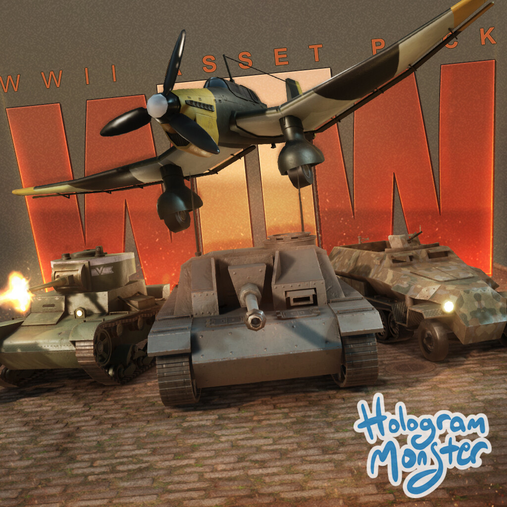 ArtStation - WW2 Asset Pack