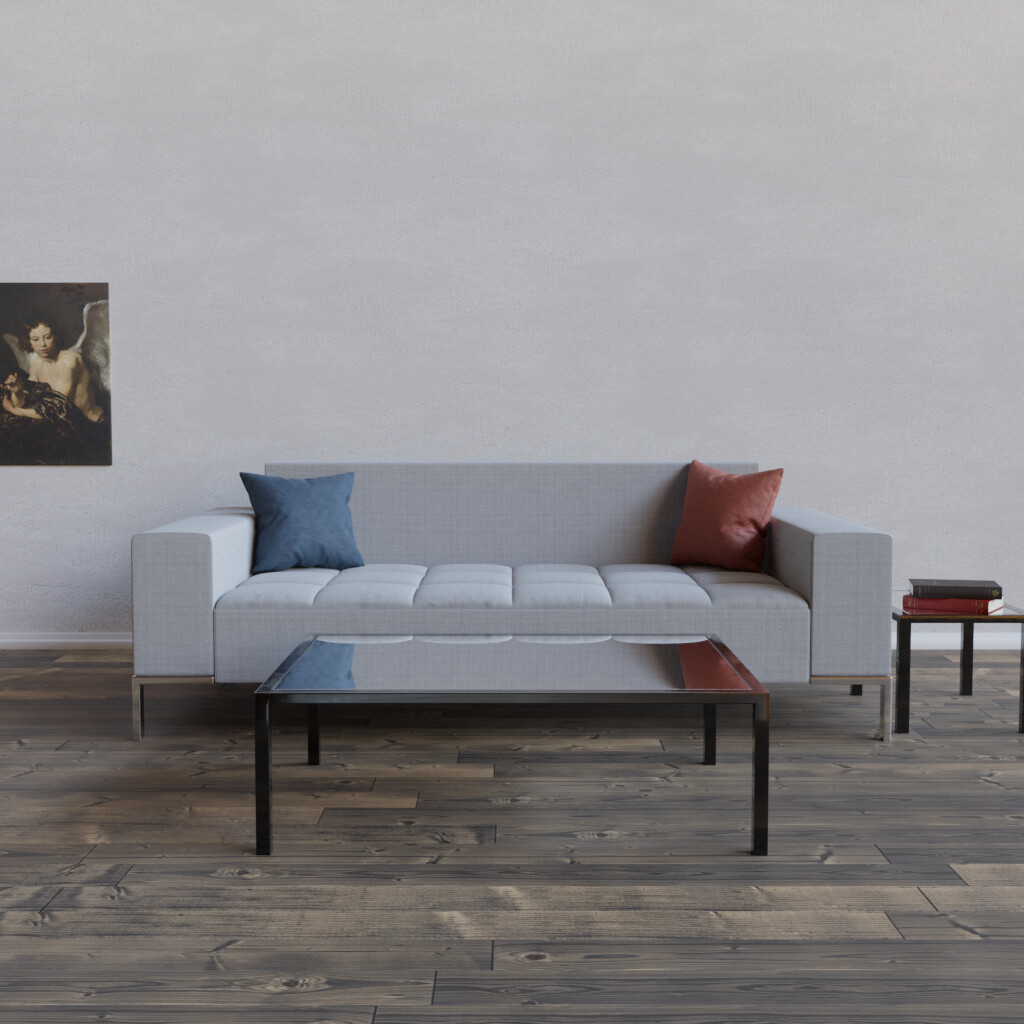 ArtStation - Couch - Interior Render