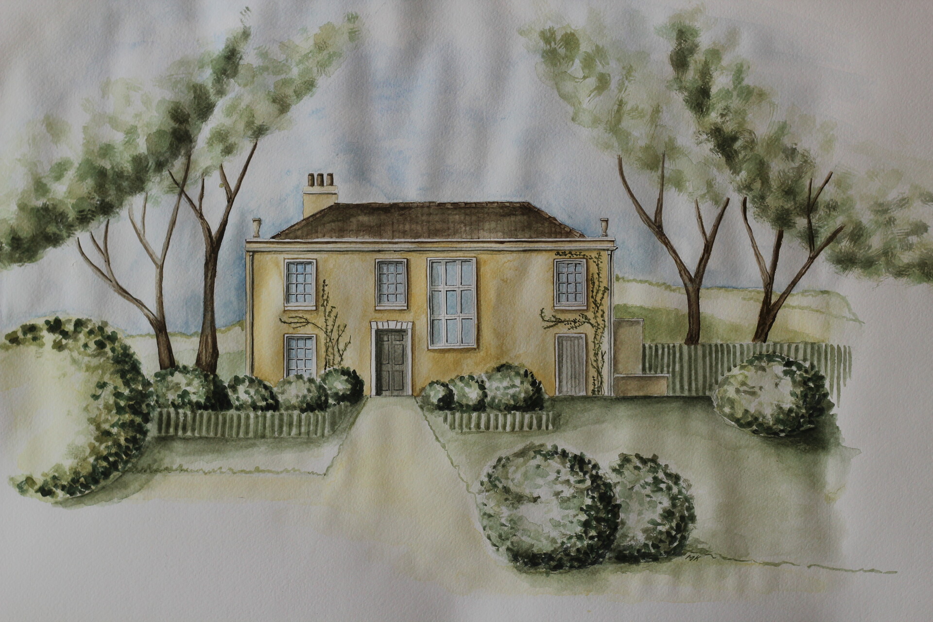 ArtStation - The yellow house