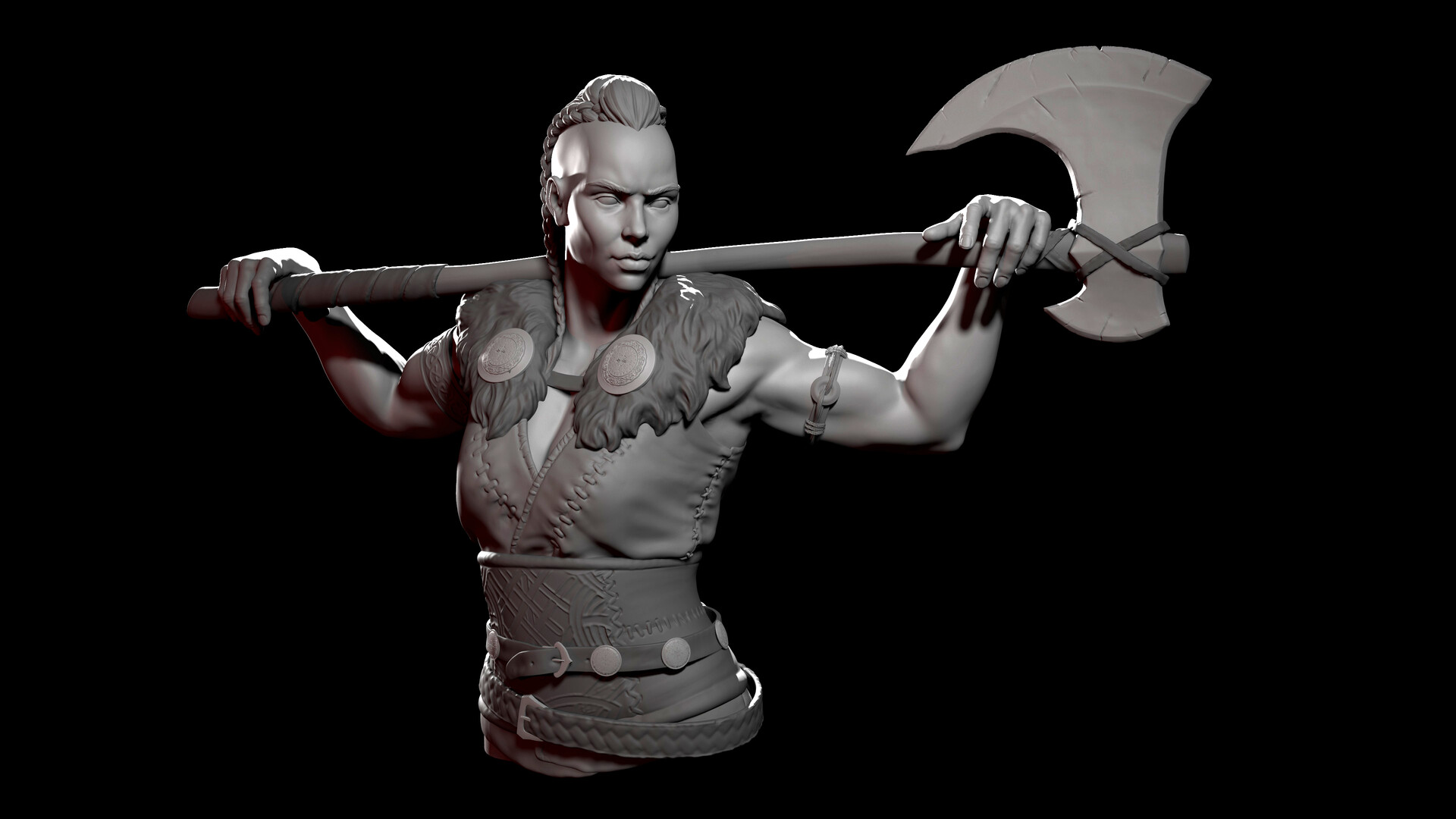 ArtStation - Viking bust