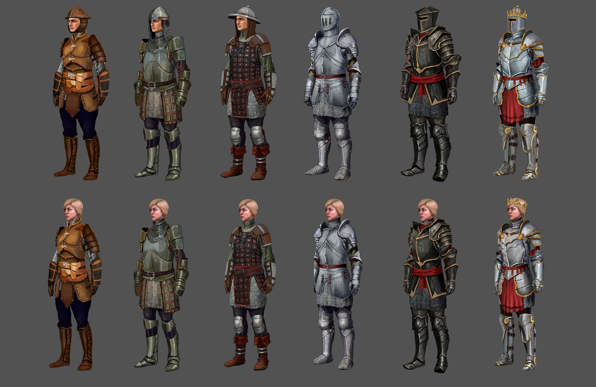 ArtStation - Concept game character armor