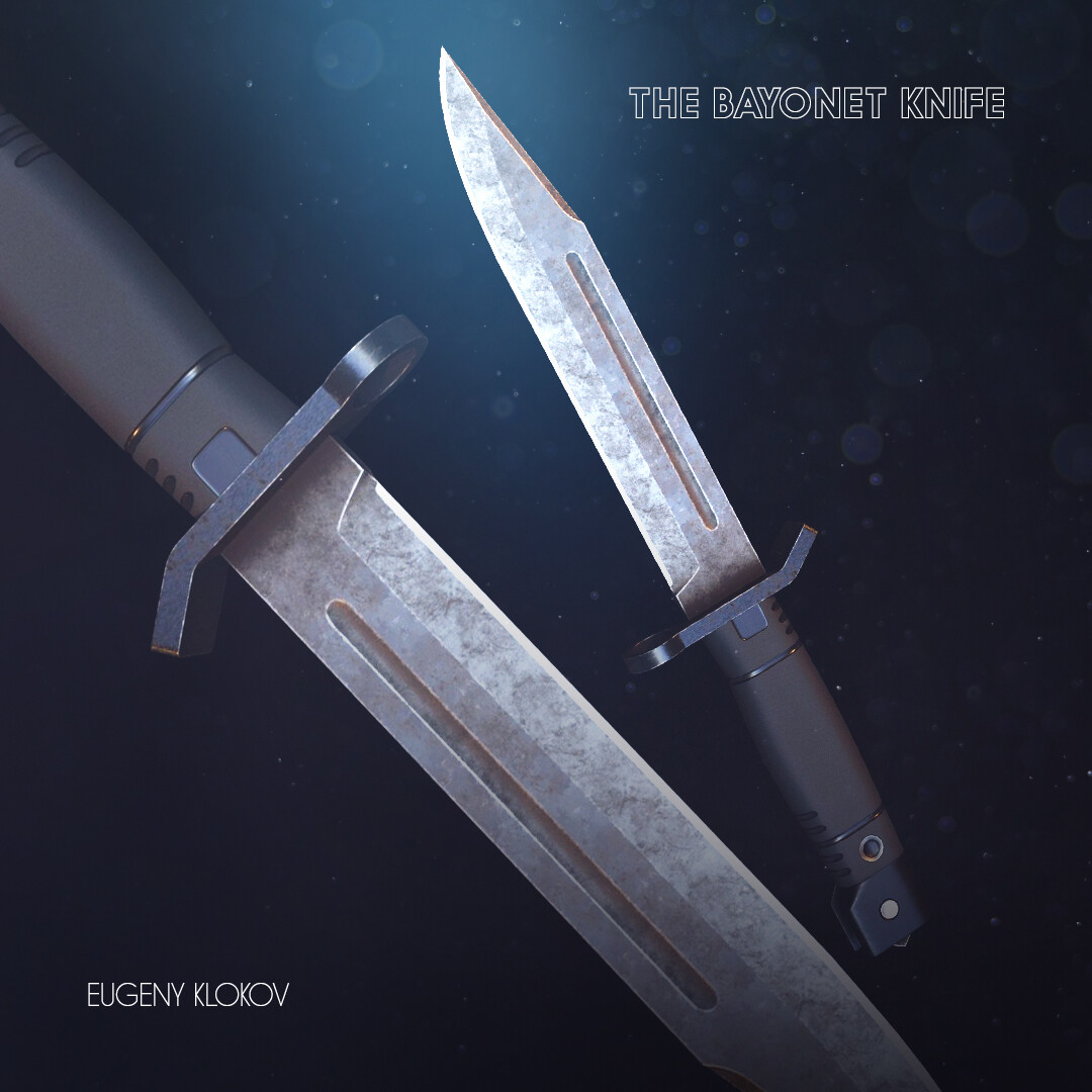 ArtStation - The bayonet knife