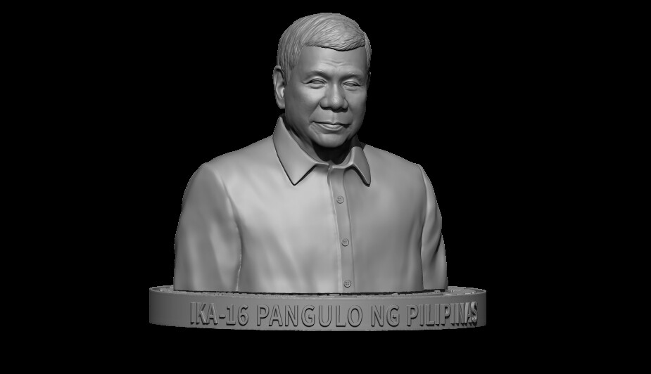 ArtStation - Pres. Rodrigo Duterte, 16th incumbent president of Philippines