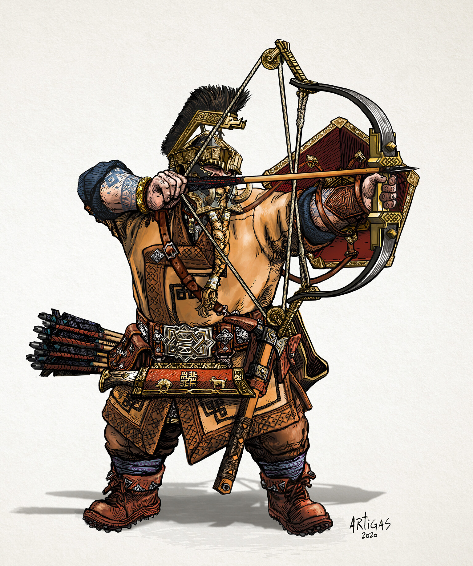 ArtStation - Dwarven Archers