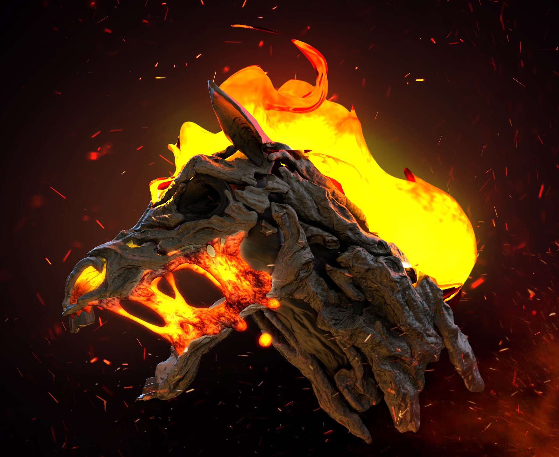 ArtStation - Hell Horse