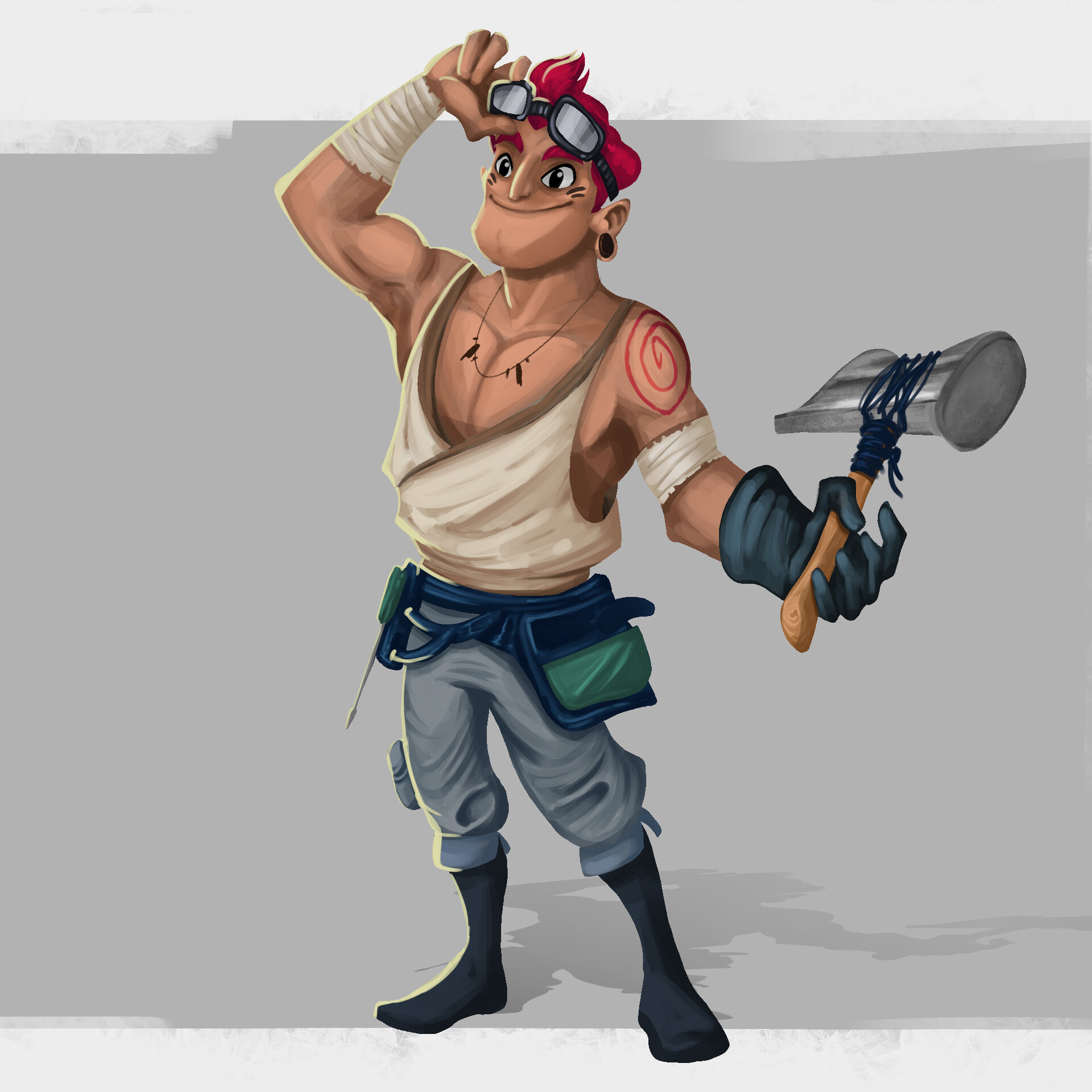 ArtStation - SAUL - CHARACTER SHEET