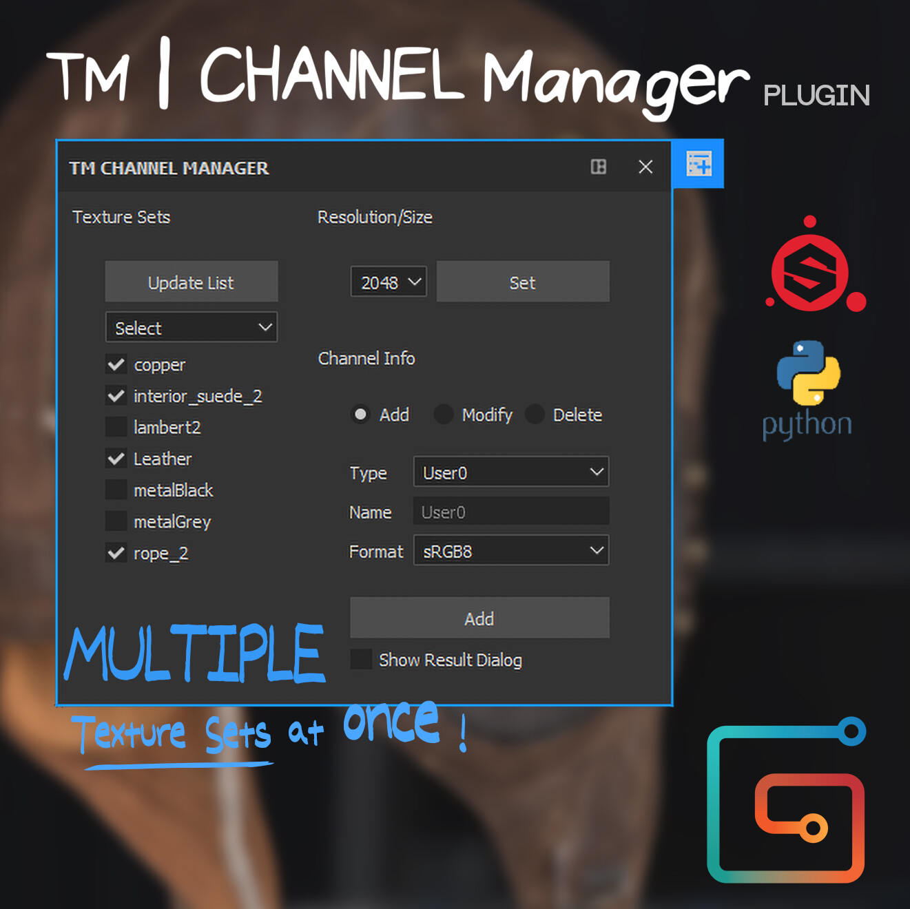 ArtStation - TM Channel Manager - Substance Painter Plugin