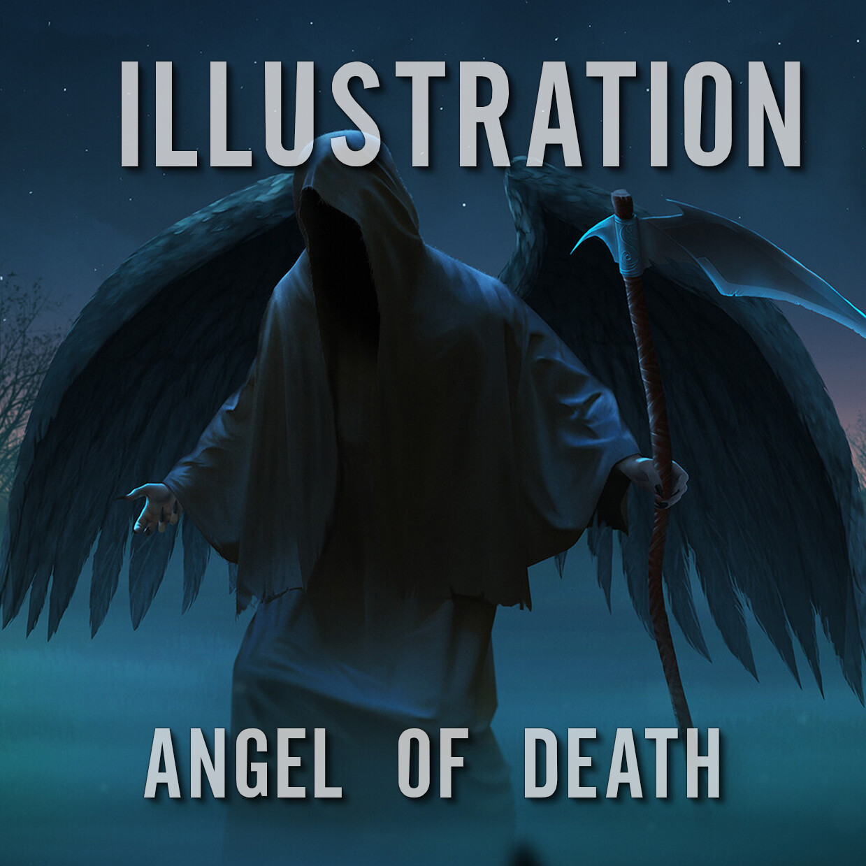 ArtStation - Angel of death illustration