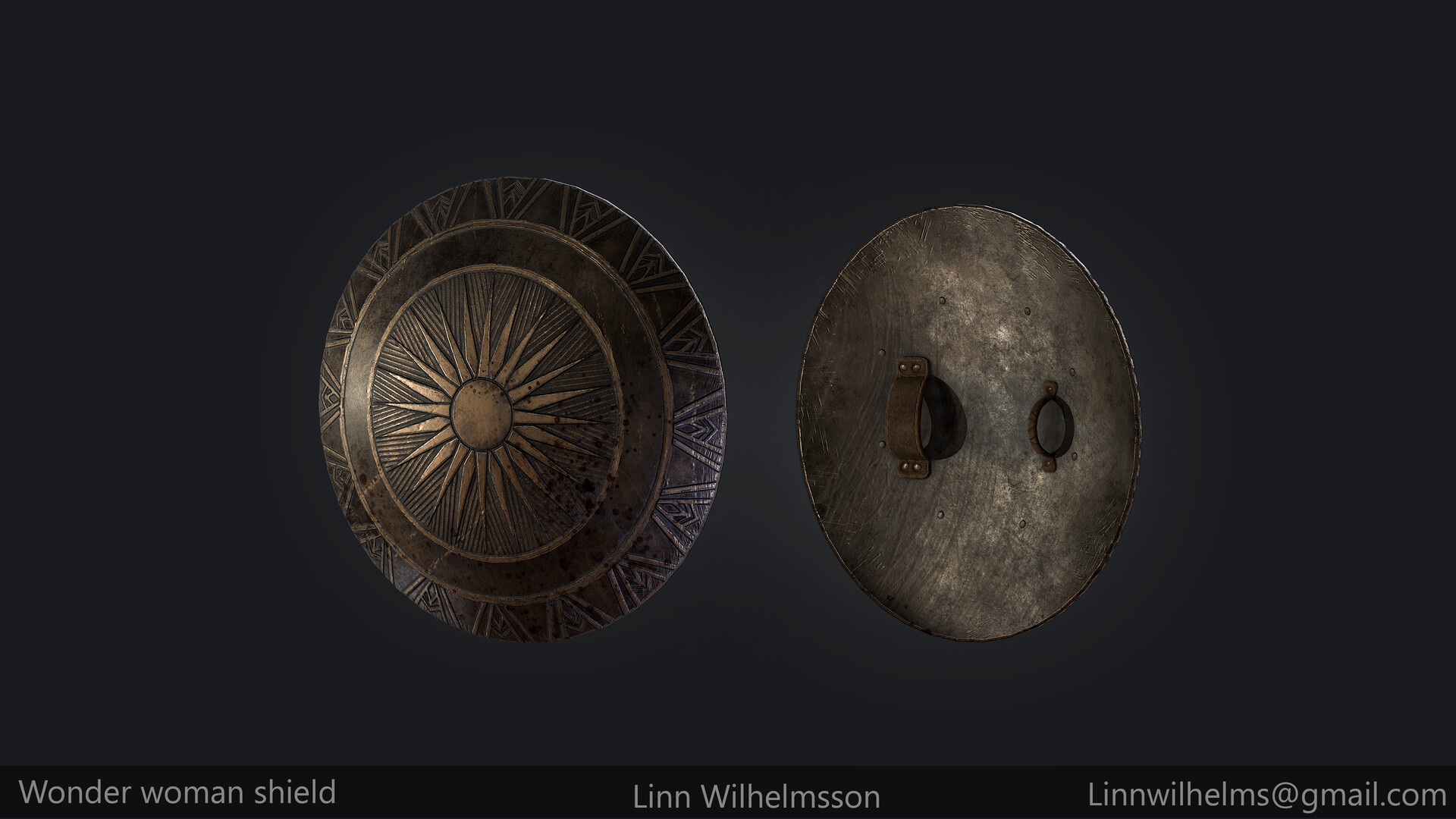 ArtStation - Wonder woman shield
