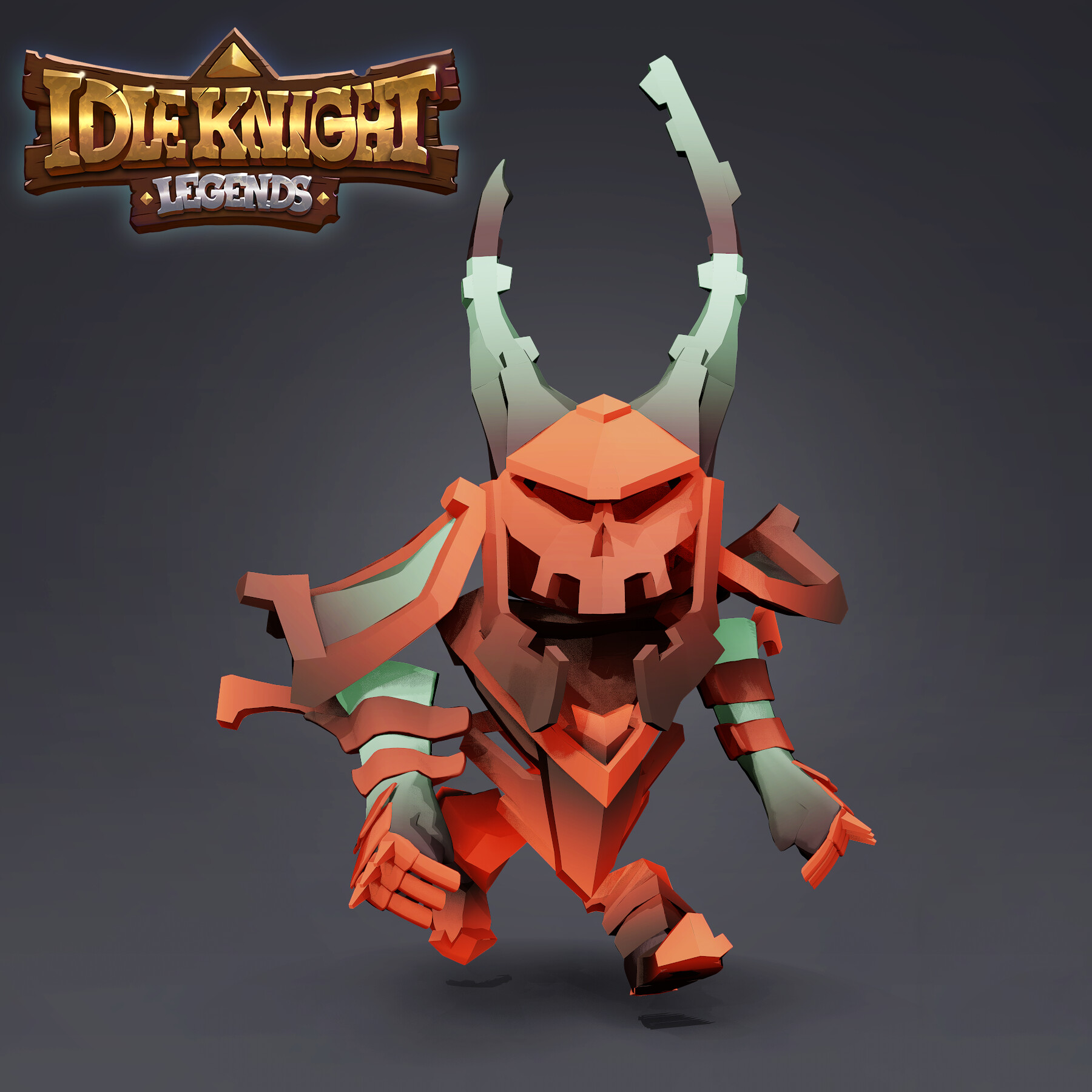 ArtStation - Idle Knight Legends | Skull Armor